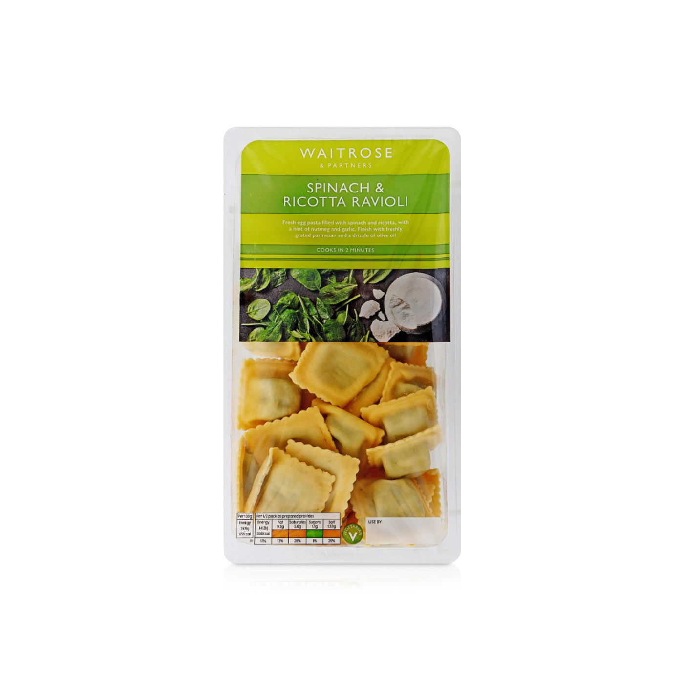 Waitrose Spinach and Ricotta Ravioli 310g - Spinneys UAE