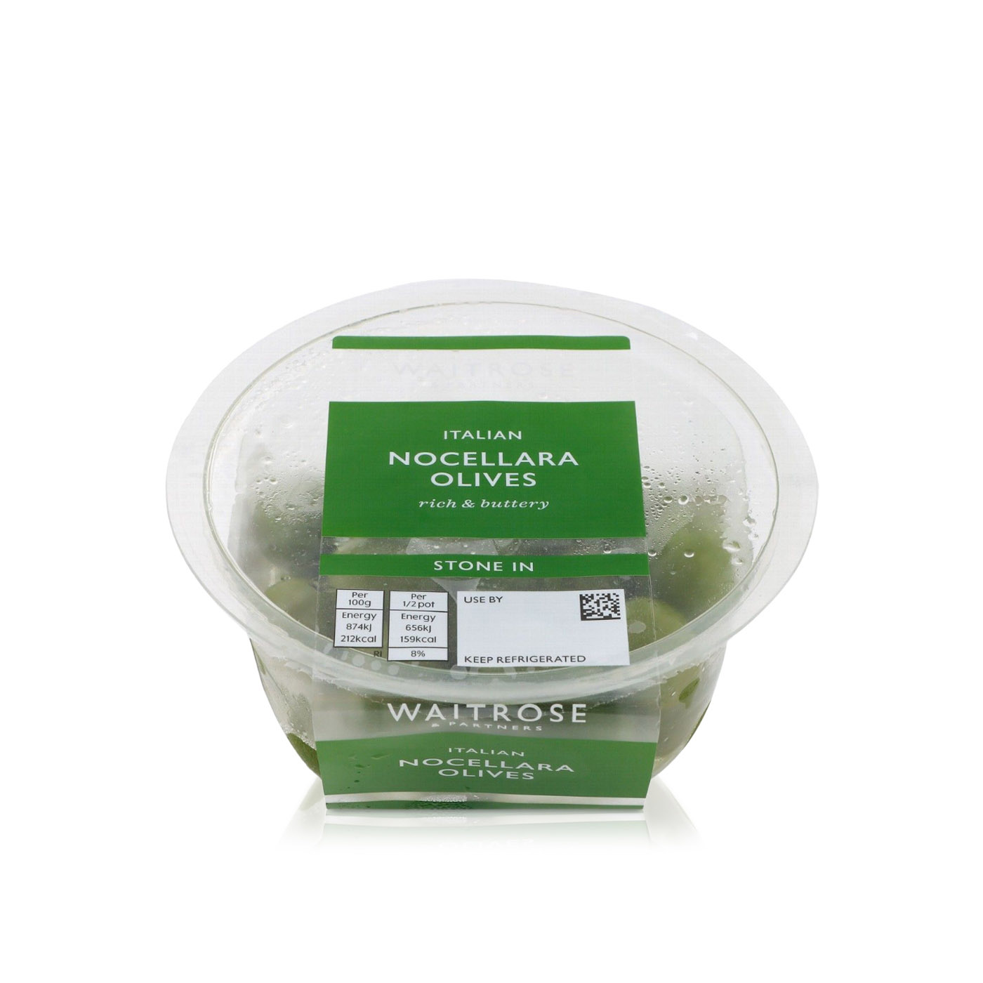 Waitrose Nocellara Olives 150g - Spinneys UAE