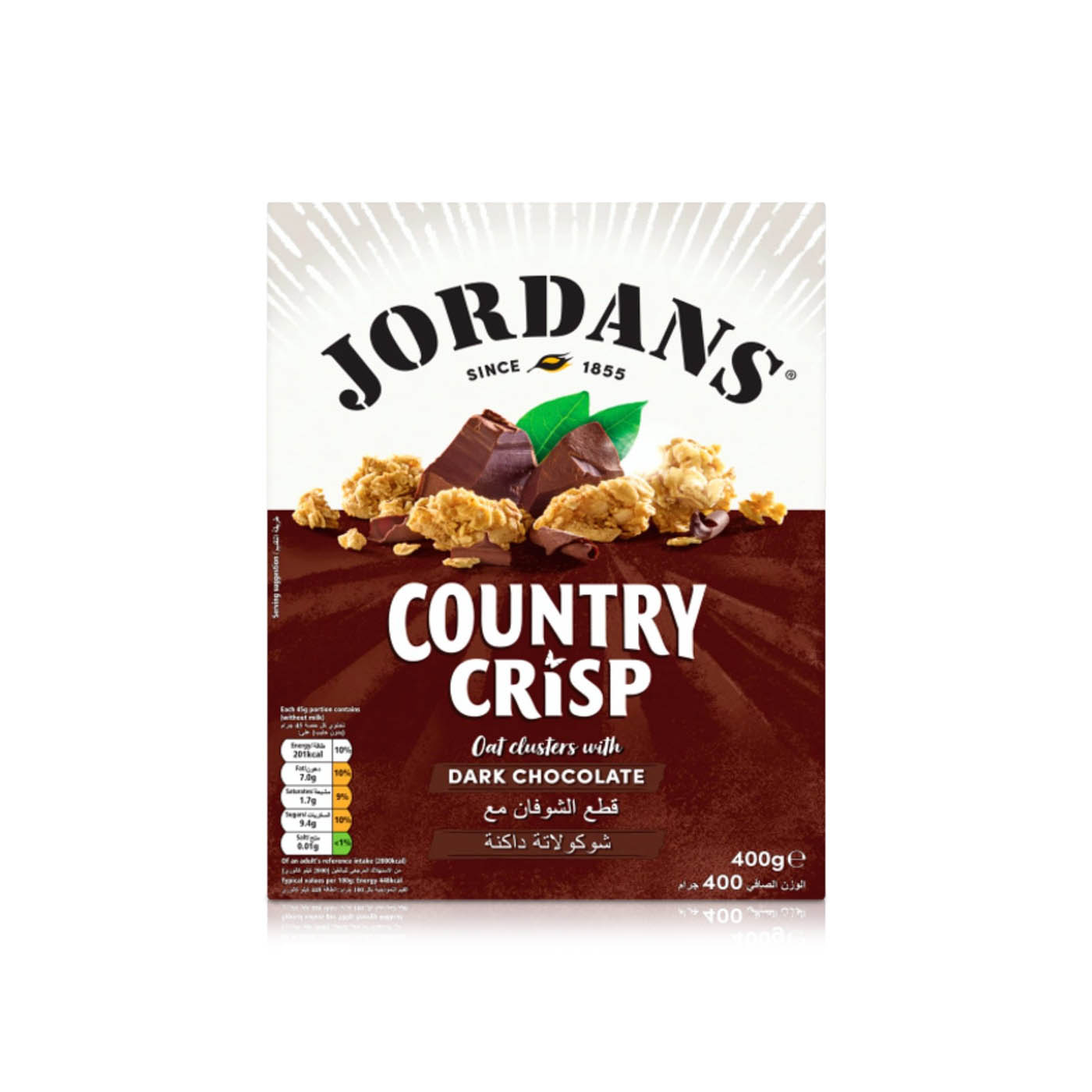 Jordans Country Crisp Dark Chocolate 400g - Spinneys UAE
