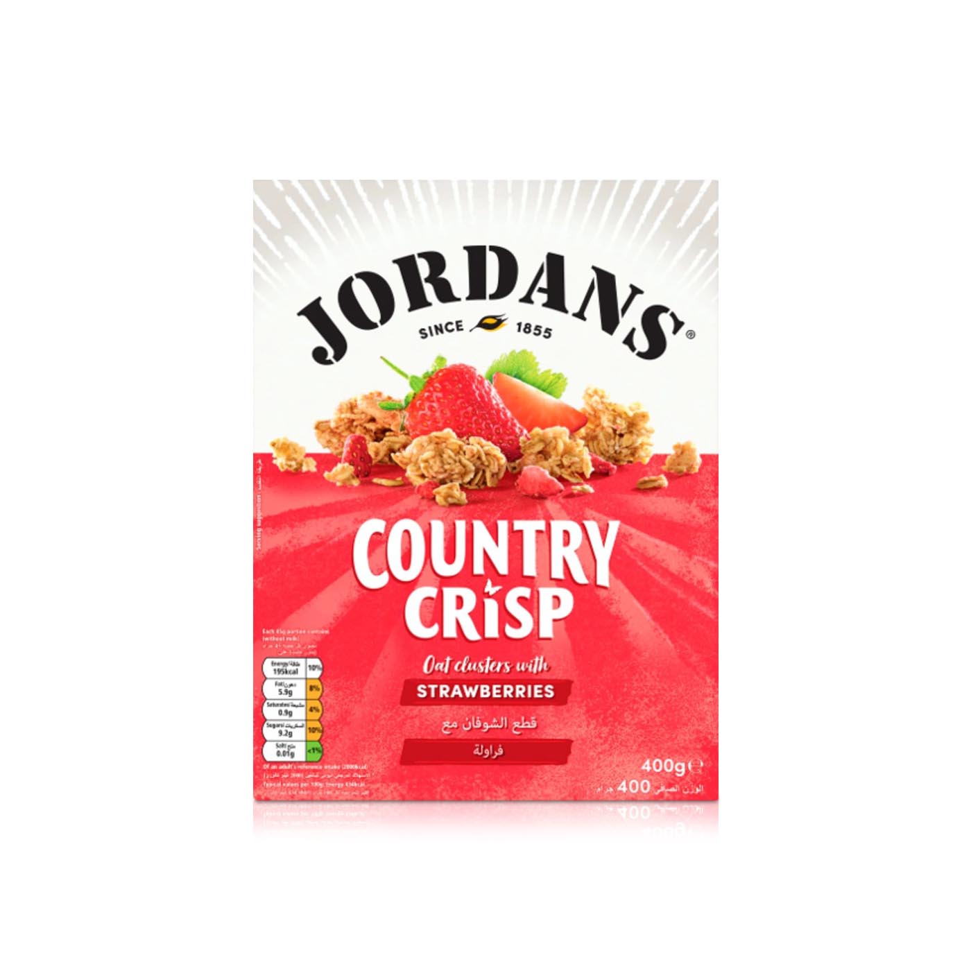 Jordans Country Crisp Strawberry 400g - Spinneys UAE