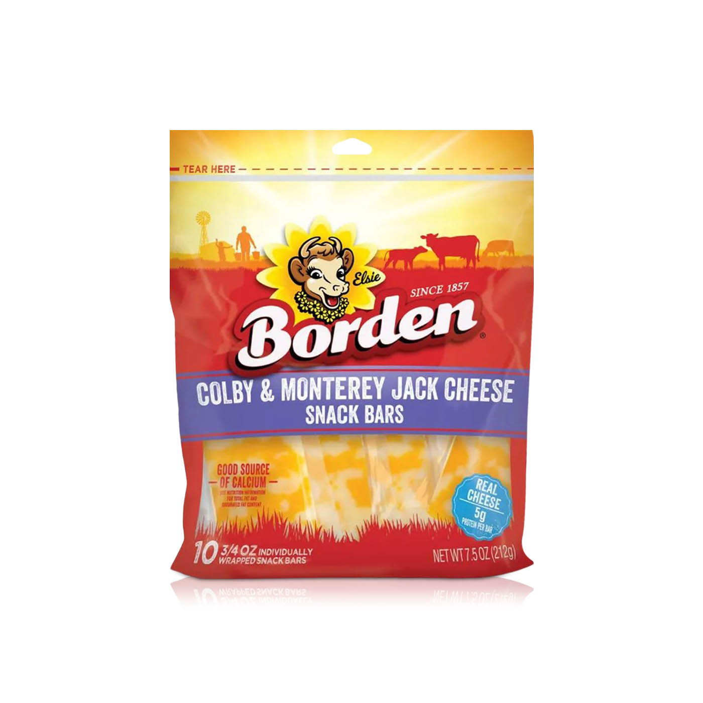 Borden Colby and Monterey Cheese Snack Bars 212g - Spinneys United Arab ...