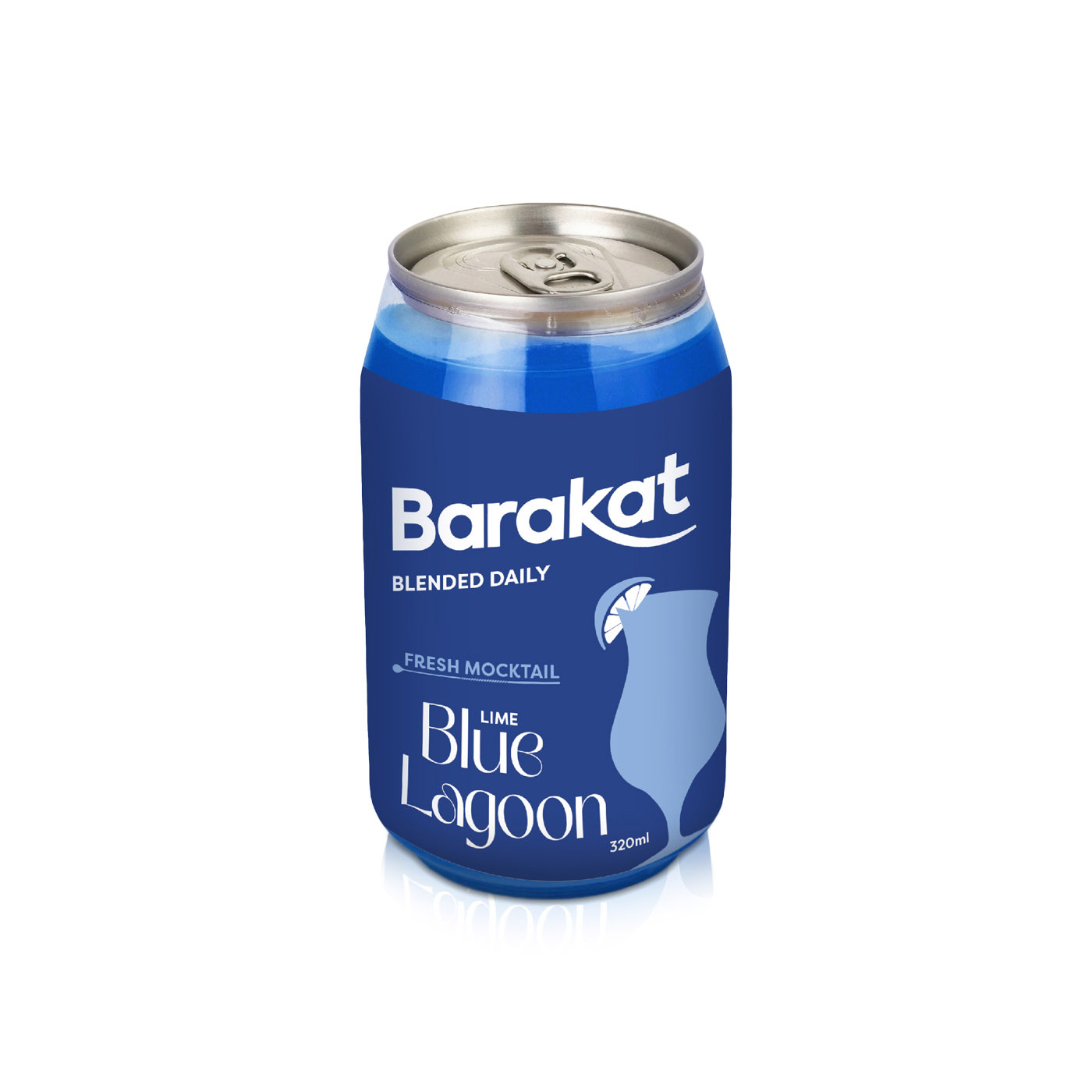 Barakat Blue Lagoon Mocktail 320ml - Spinneys UAE