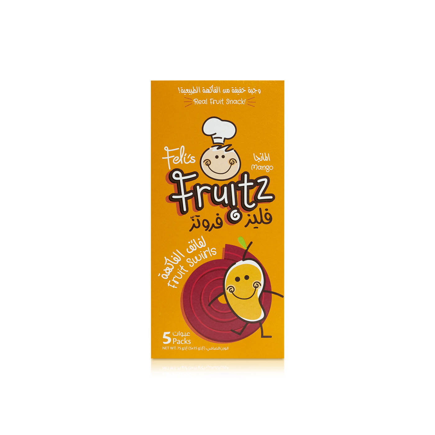 Felis Fruitz Mango Fruit Swirls x 5 75g - Spinneys UAE