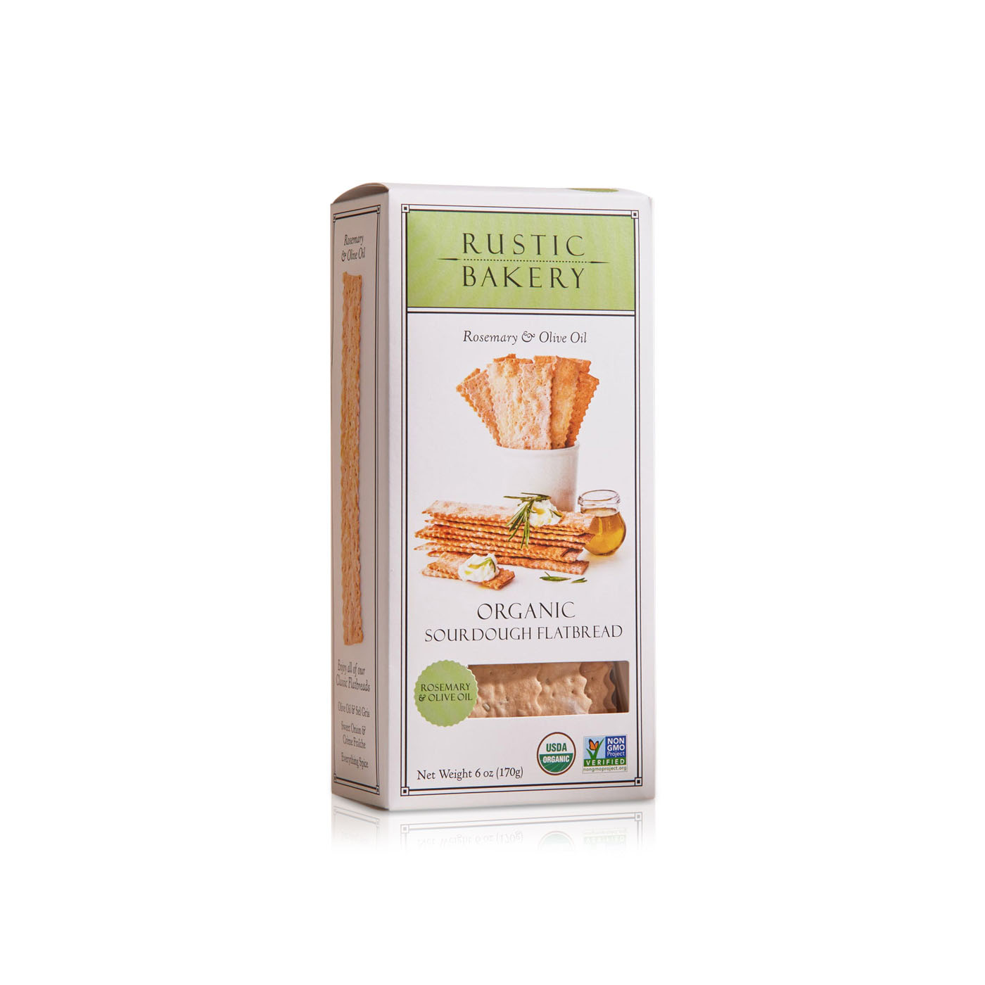 Rustic Bakery Rosemary and Olive Oil Flatbread 170g - Spinneys UAE