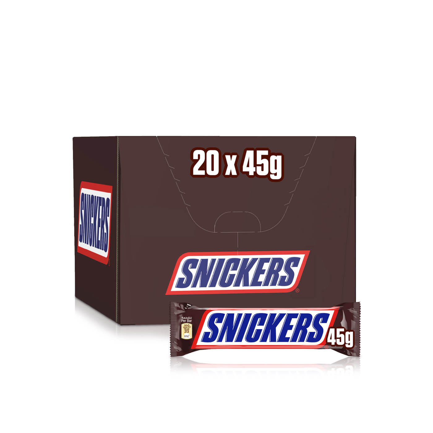 Snickers Original Chocolate Bar 45g - Spinneys UAE