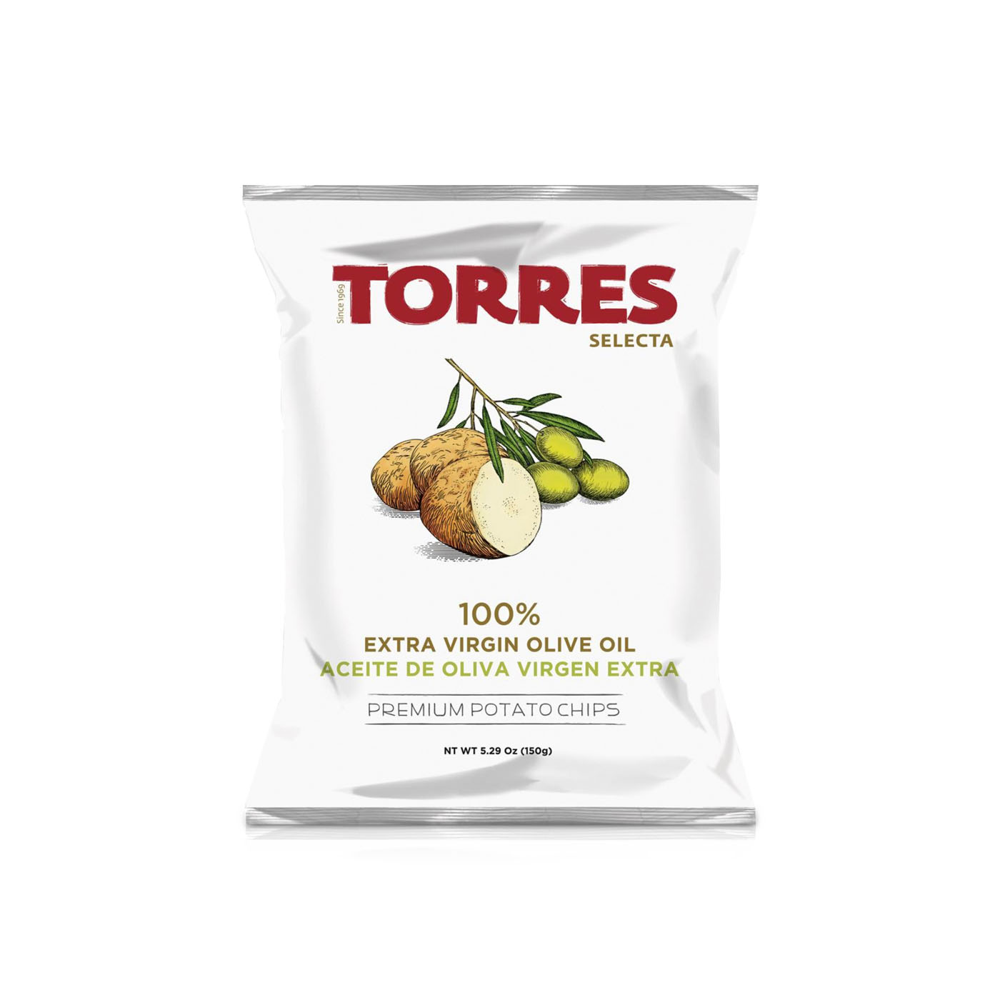 Torres Extra Virgin Olive Oil Chips 125g - Spinneys UAE
