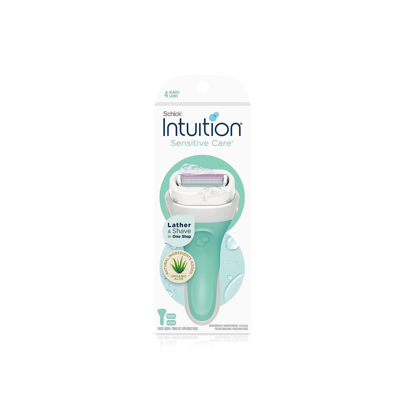 Schick Intuition Sensitive Care Razor with 2 Blades - Spinneys UAE
