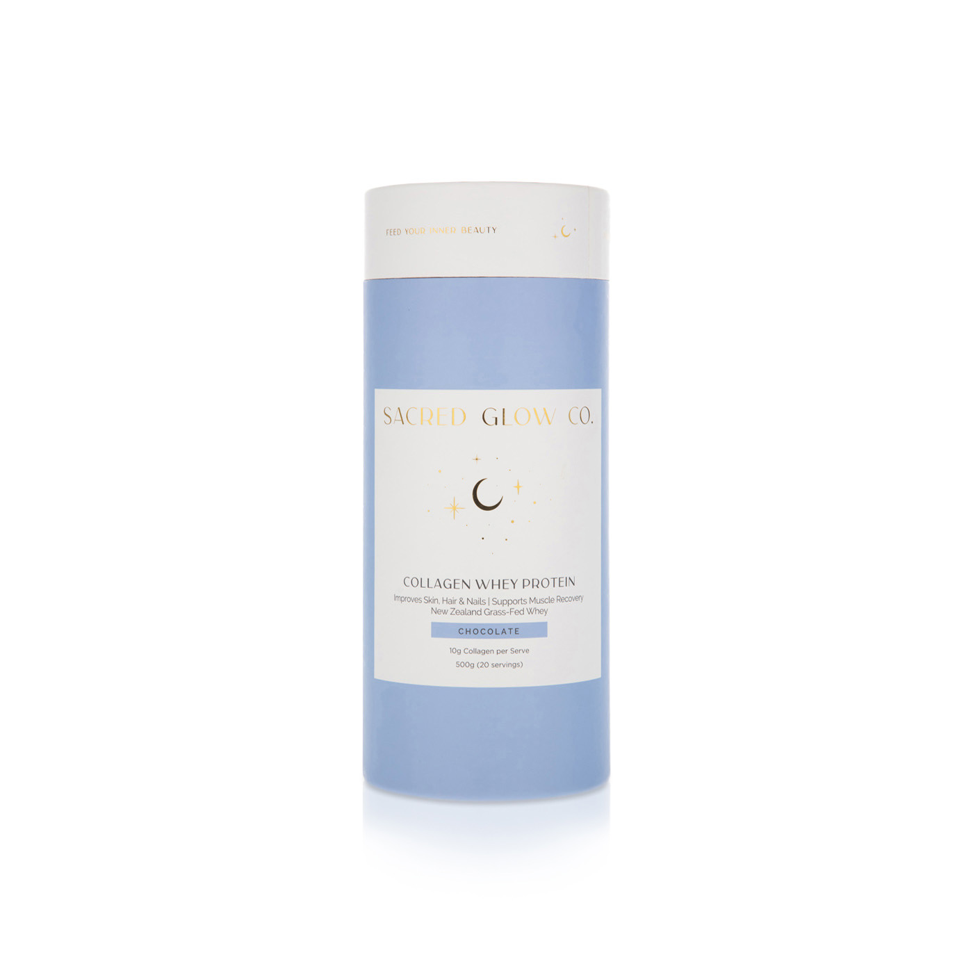 Sacred Glow Whey Protein Chocolate 500g - Spinneys United Arab Emirates