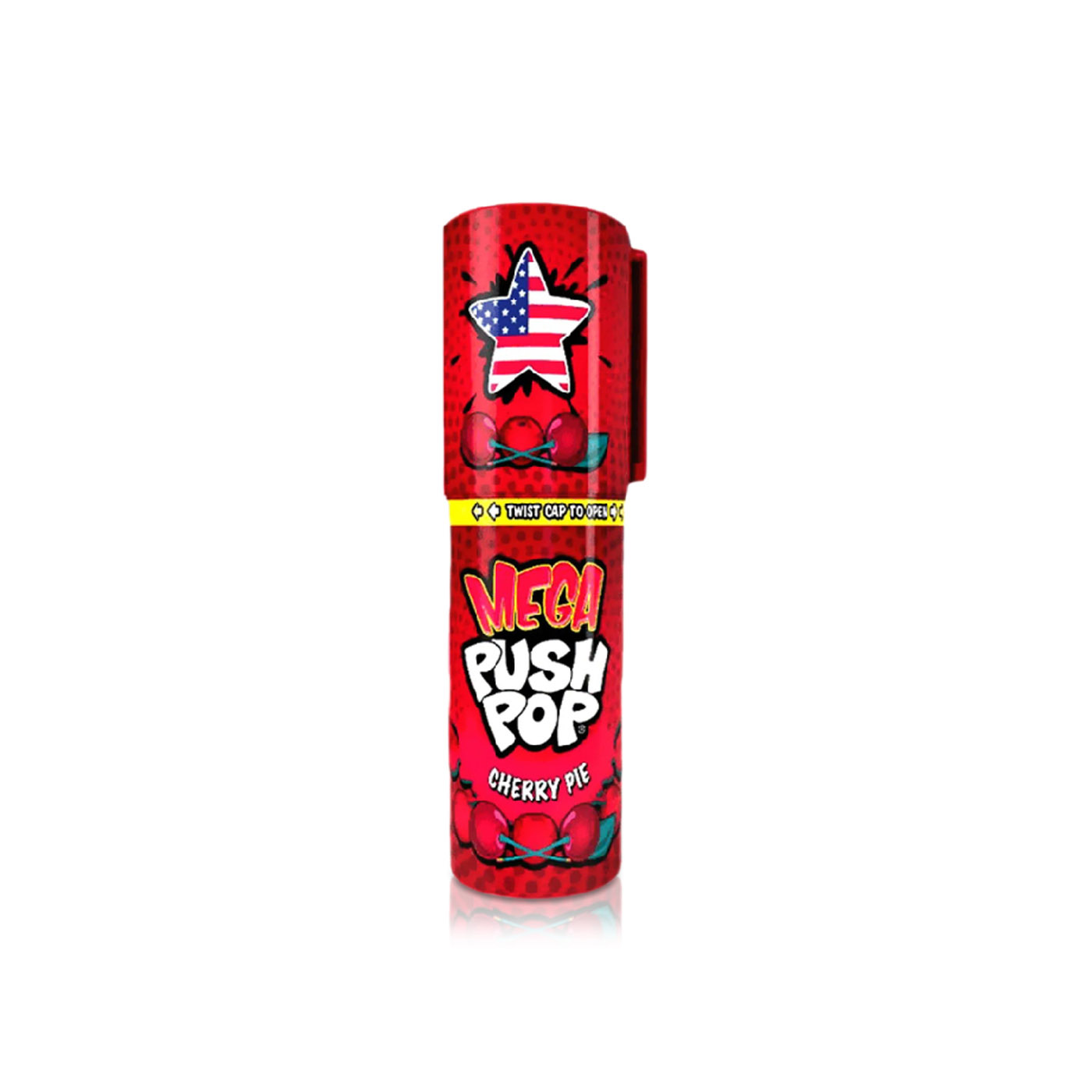 Bazooka Mega Push Pop Cherry 30g - Spinneys UAE