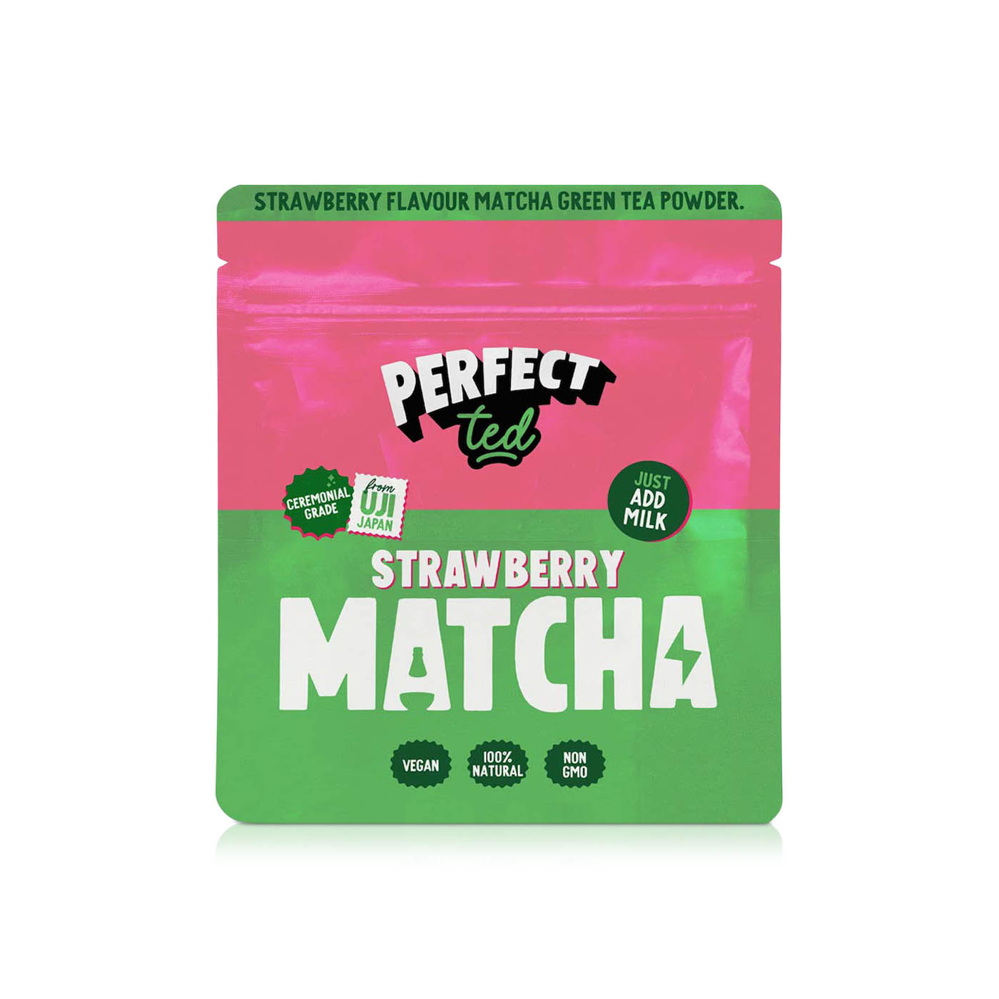 PerfectTed Matcha Powder Strawberry 75g - Spinneys UAE
