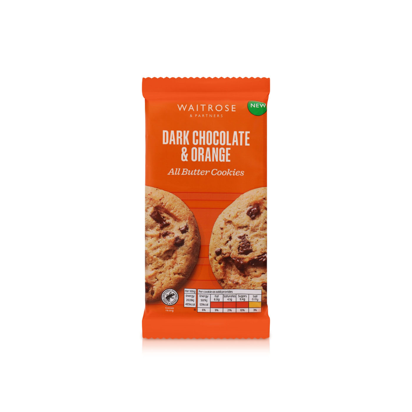 Waitrose Chocolate Orange Cookies 200g - Spinneys United Arab Emirates