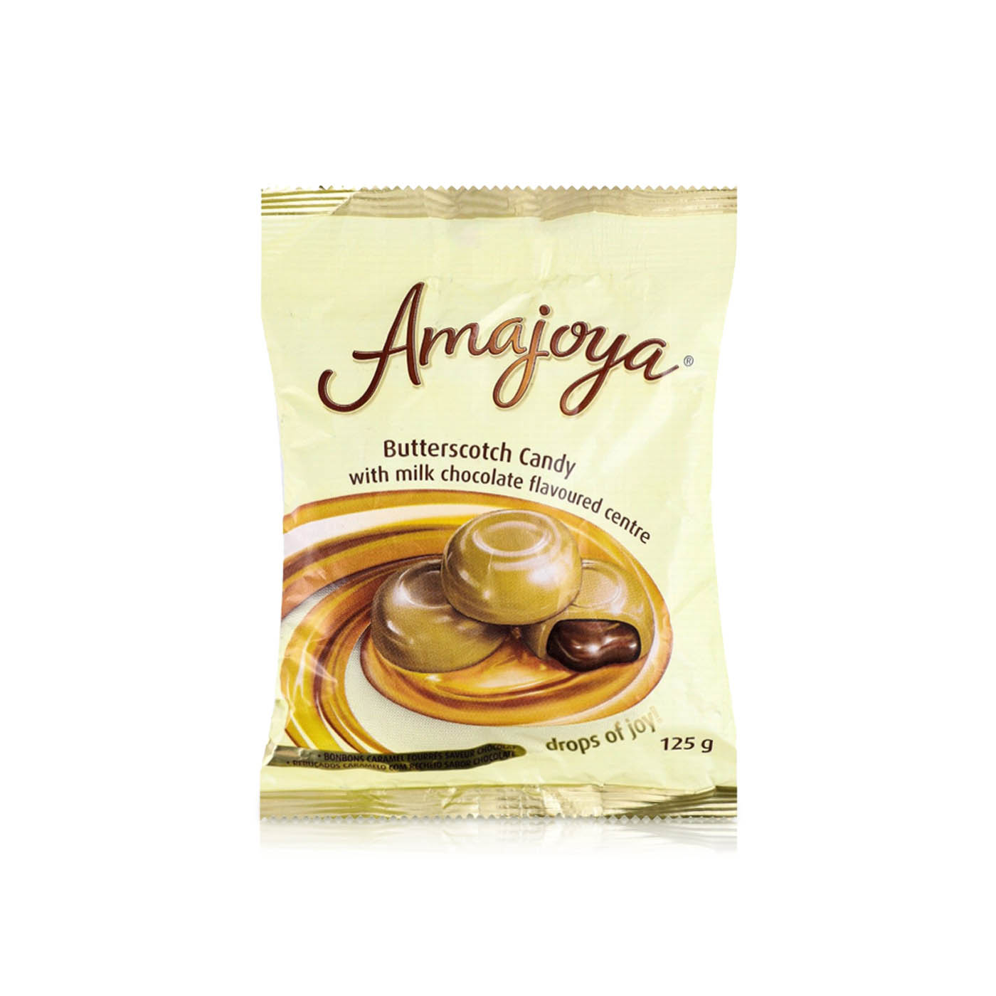 Amajoya Butterscotch Candy Milk Chocolate 125g - Spinneys United Arab ...