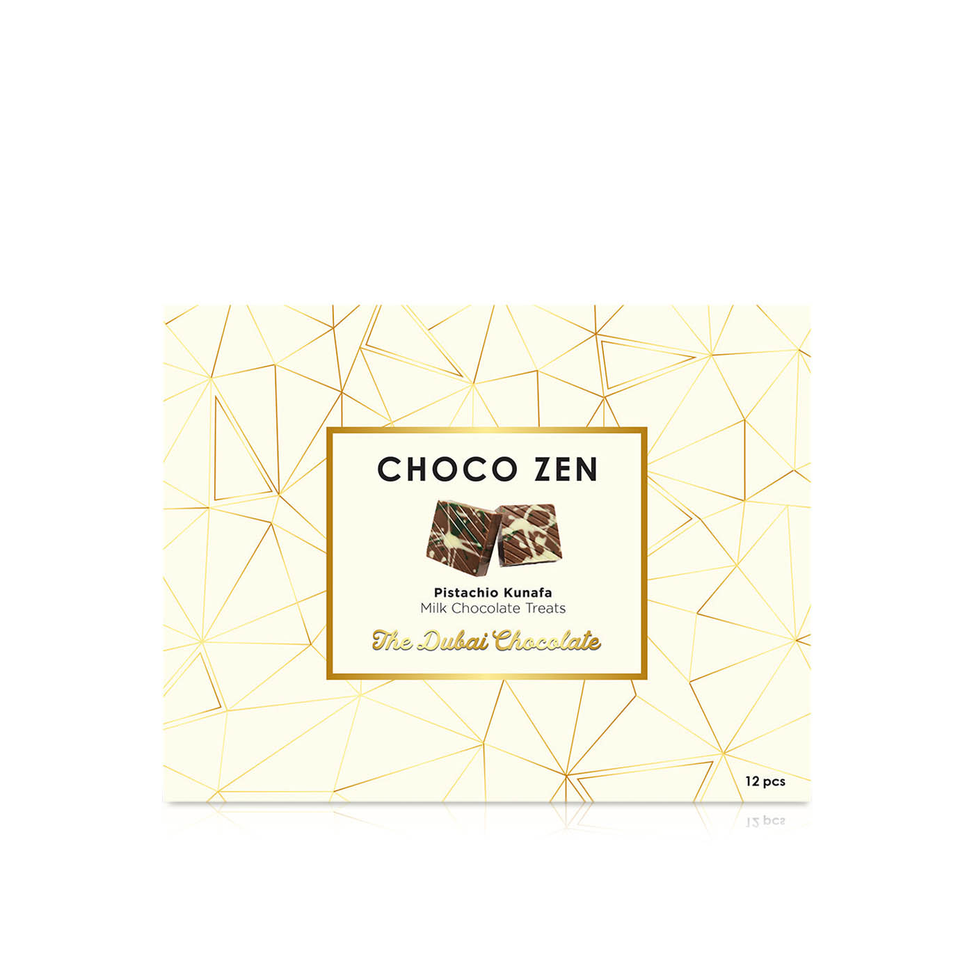 Choco Zen Pistachio Kunafa Milk Chocolate x 12 216g - Spinneys UAE