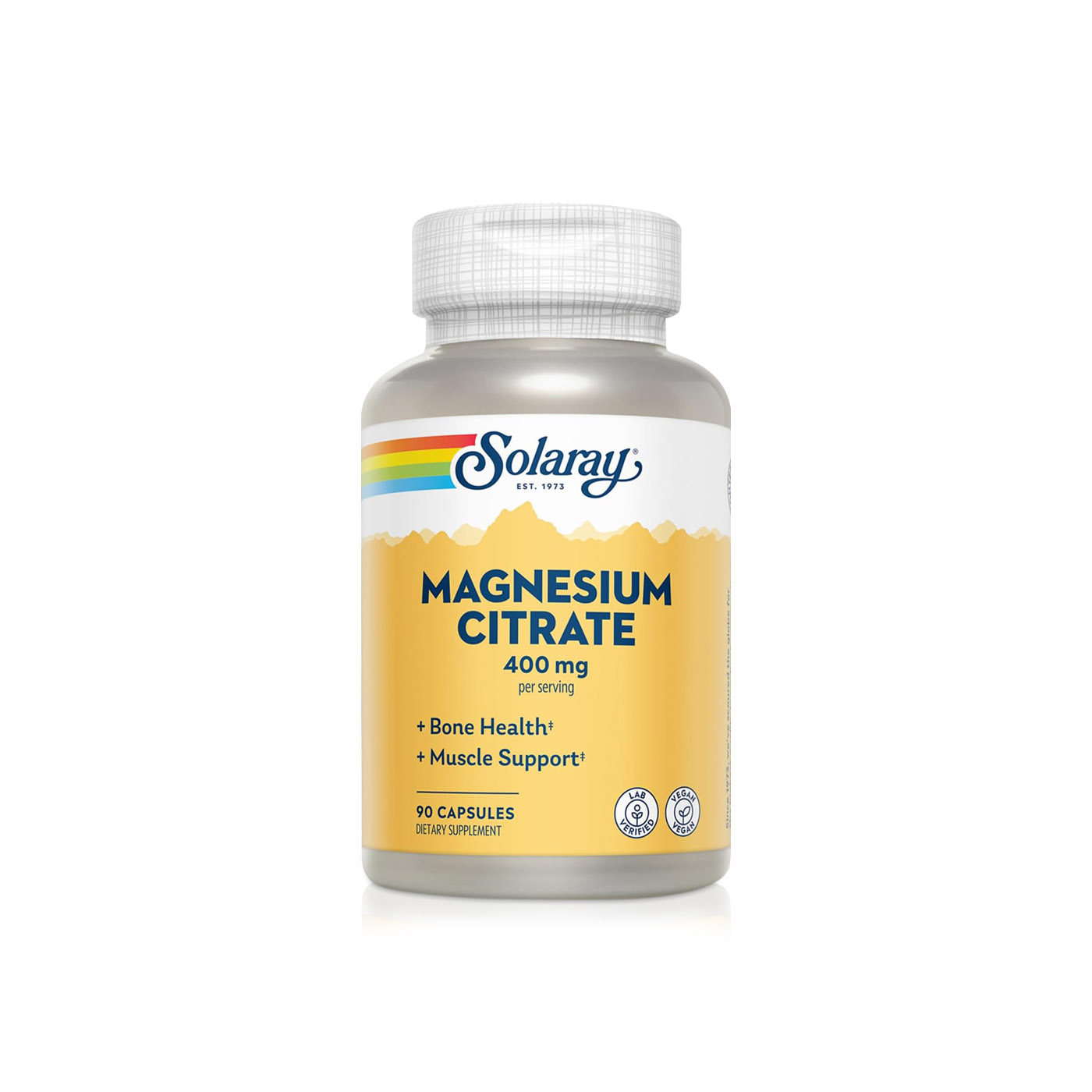 Solaray Magnesium Citrate 400mg Capsules x 90 - Spinneys UAE
