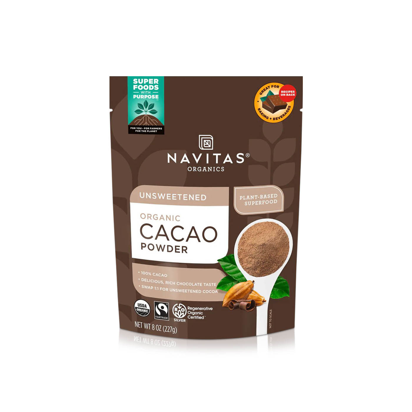 Navitas Organics Keto Cacao Powder 227g - Spinneys الإمارات العربية المتحدة