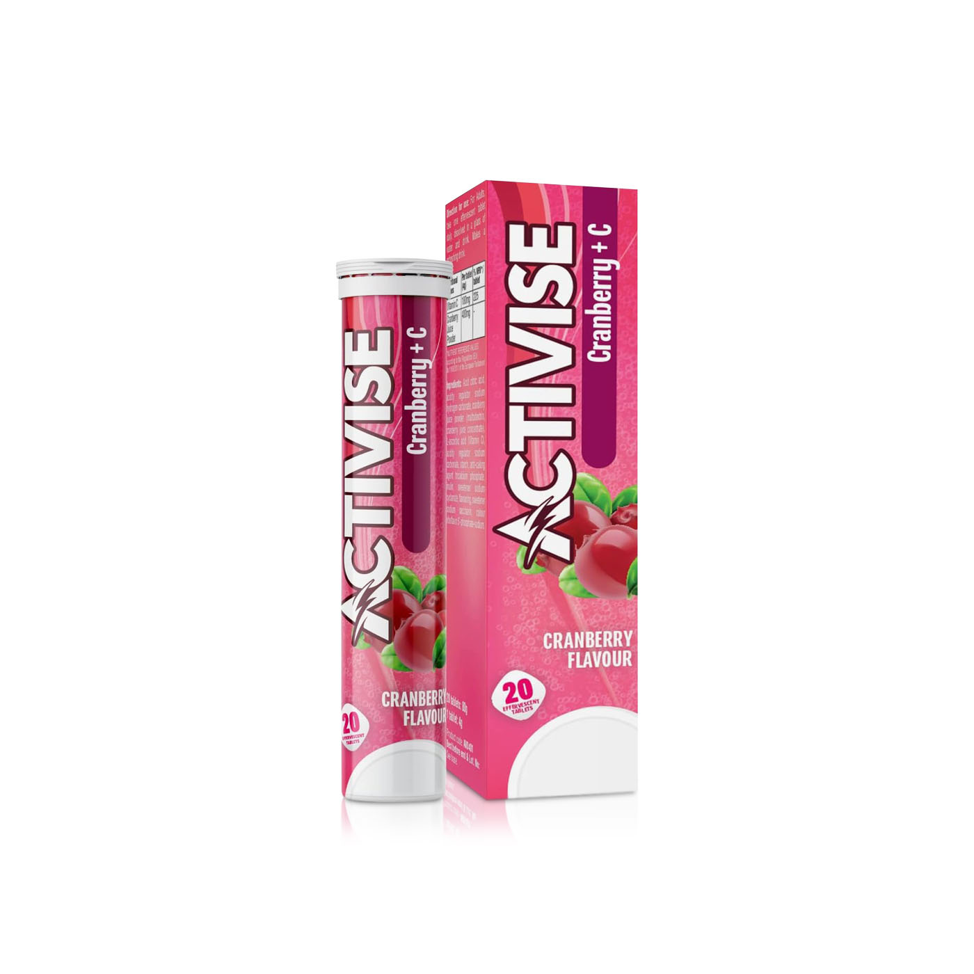 Activise Cranberry + Vitamin C Effervescent Tablets x 20 - Spinneys ...