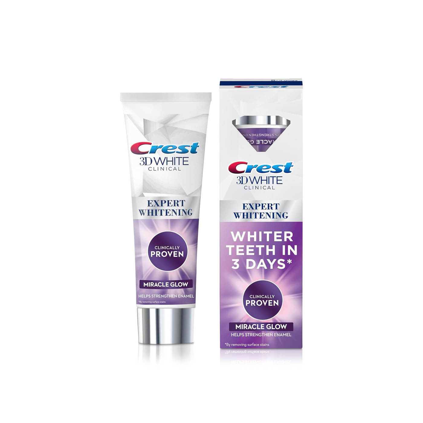 Crest 3D White Miracle Glow Deep Polish Toothpaste 75ml - Spinneys UAE