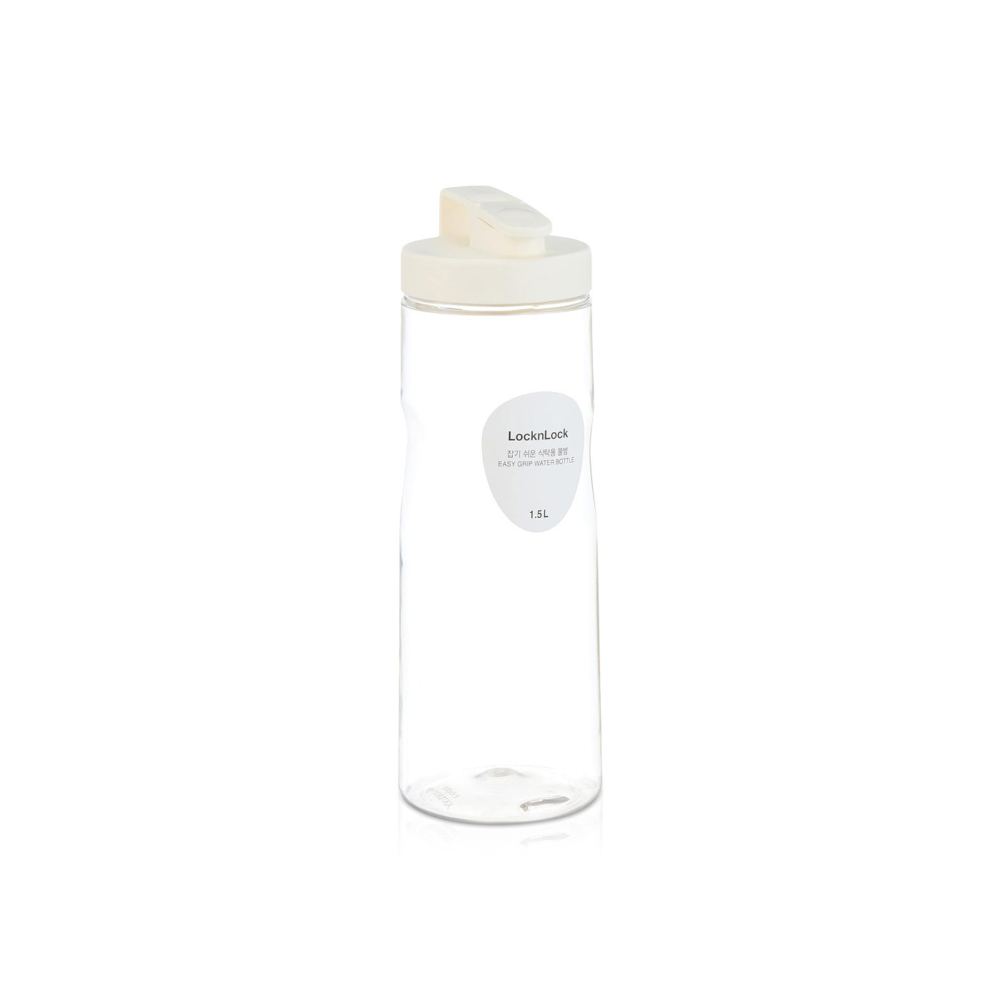 Lock & Lock Easy Grip Water Bottle White HAP814W 1.5L - Spinneys United ...