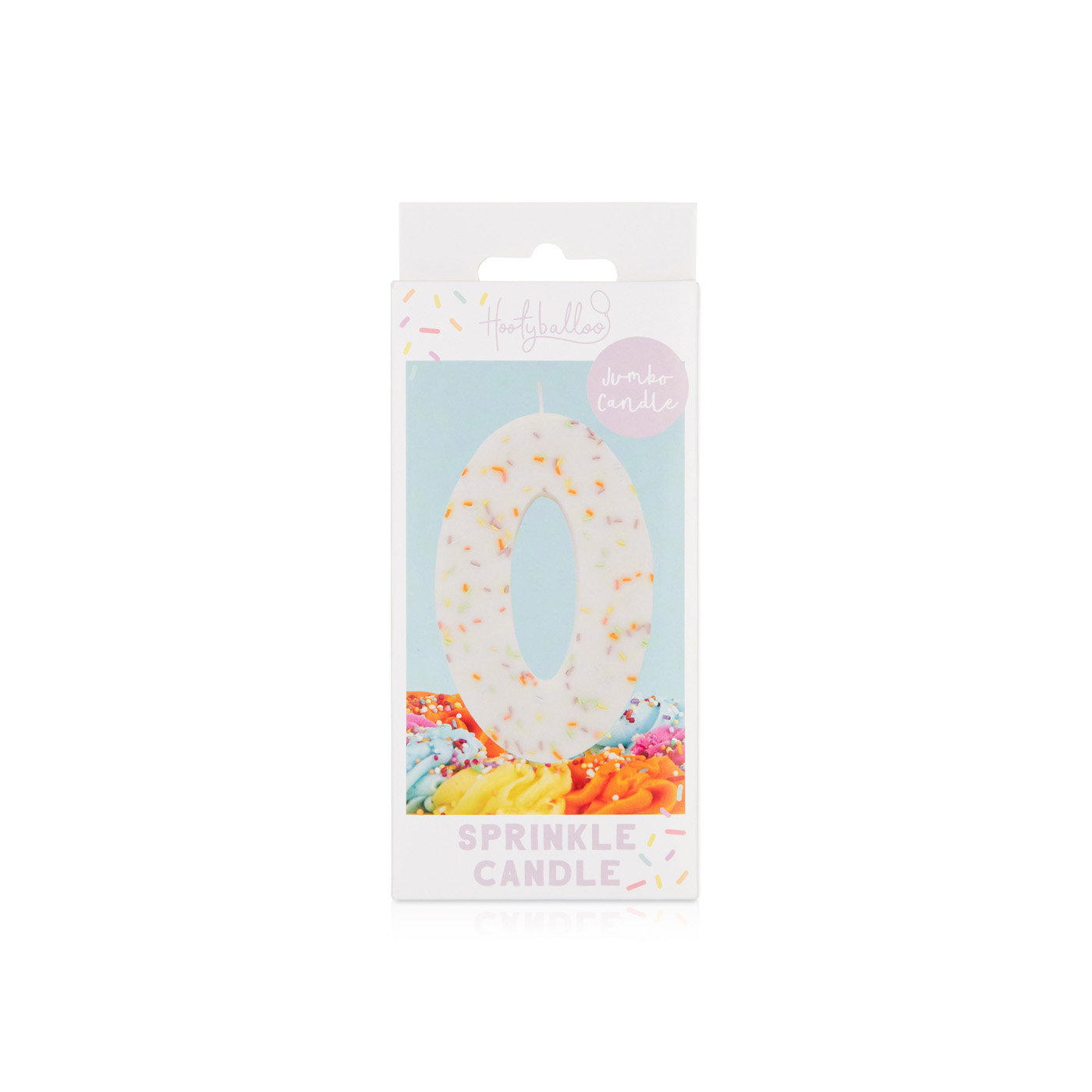Hootyballoo Sprinkle Candle Number 0 - Spinneys United Arab Emirates