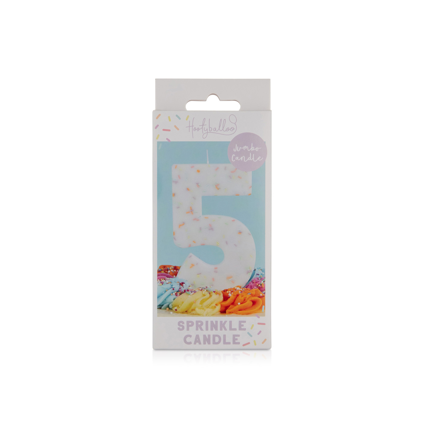 Hootyballoo Sprinkle Candle Number 5 - Spinneys United Arab Emirates