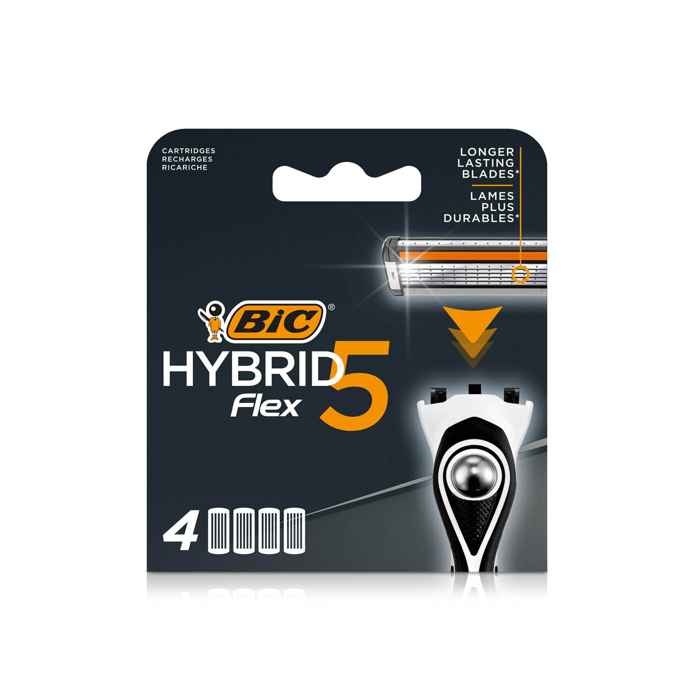 Bic Flex 5 Hybrid Razor Catridges x 4 - Spinneys UAE
