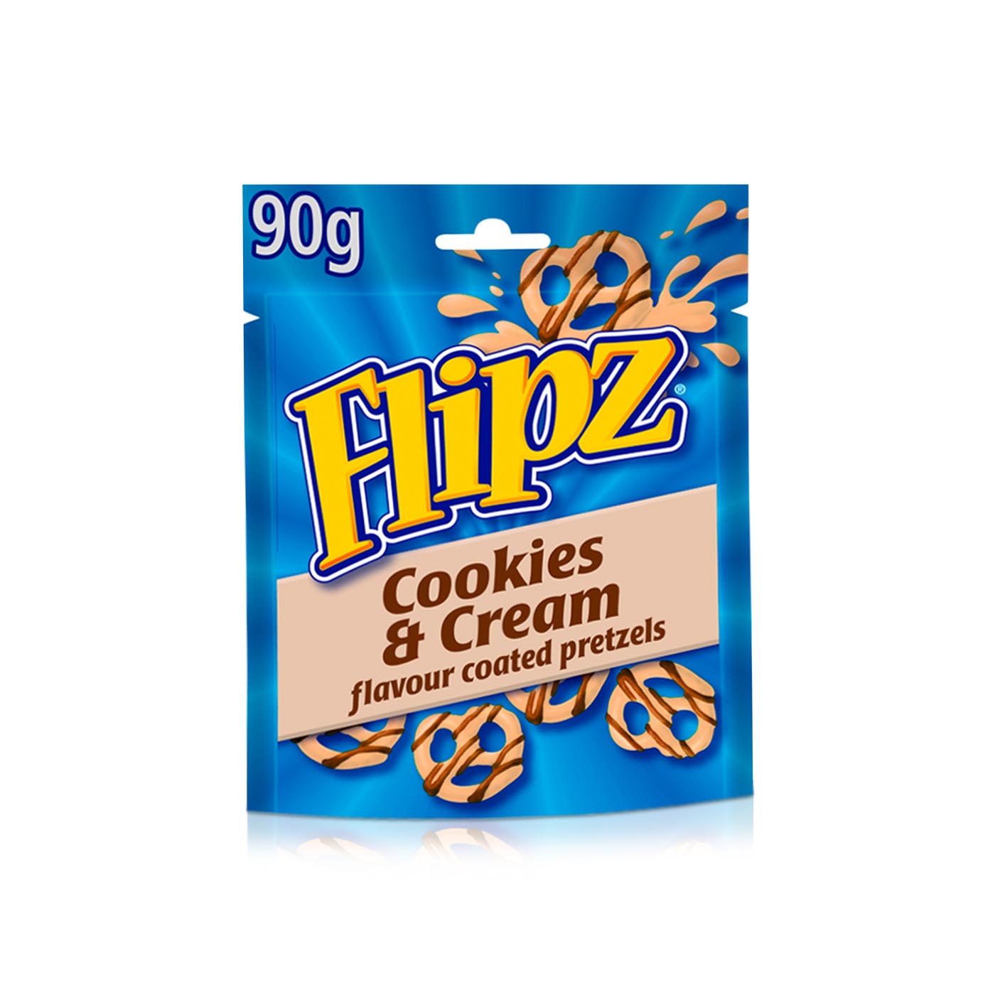 Flipz Cookies & Cream Coated Pretzels 90g - Spinneys United Arab Emirates