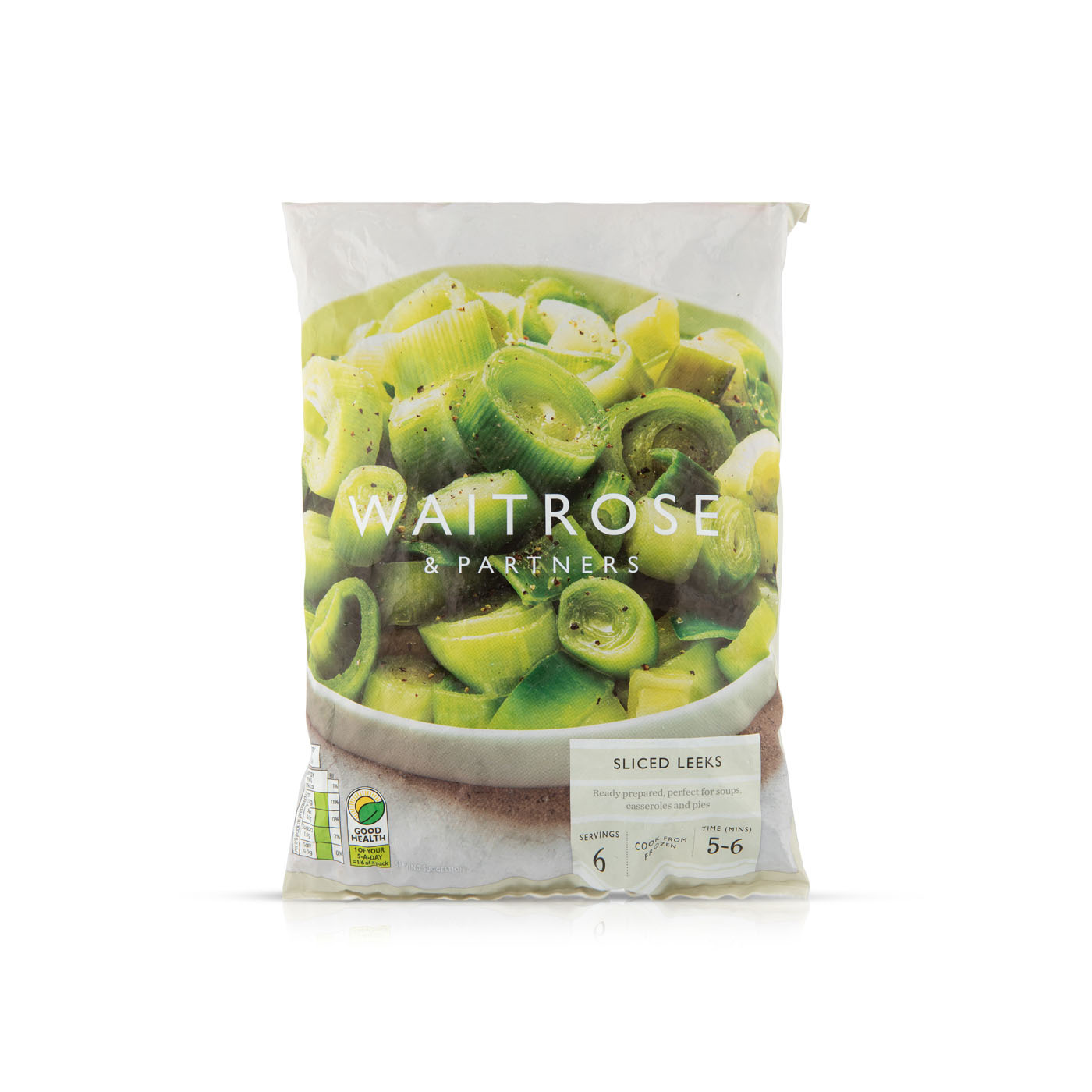 Waitrose Sliced Leeks 500g - Spinneys UAE