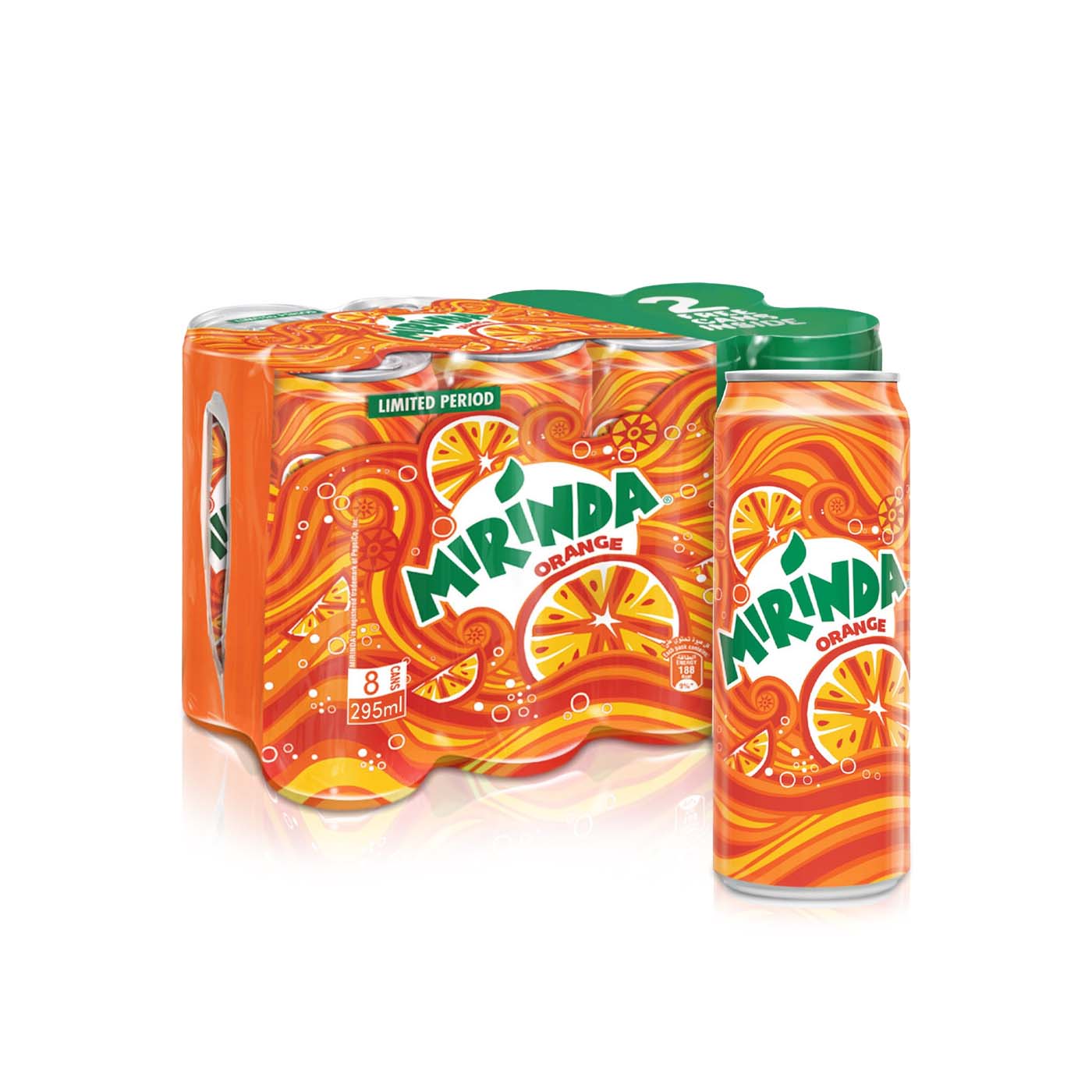 Mirinda Orange 295ml x 8 - Spinneys UAE