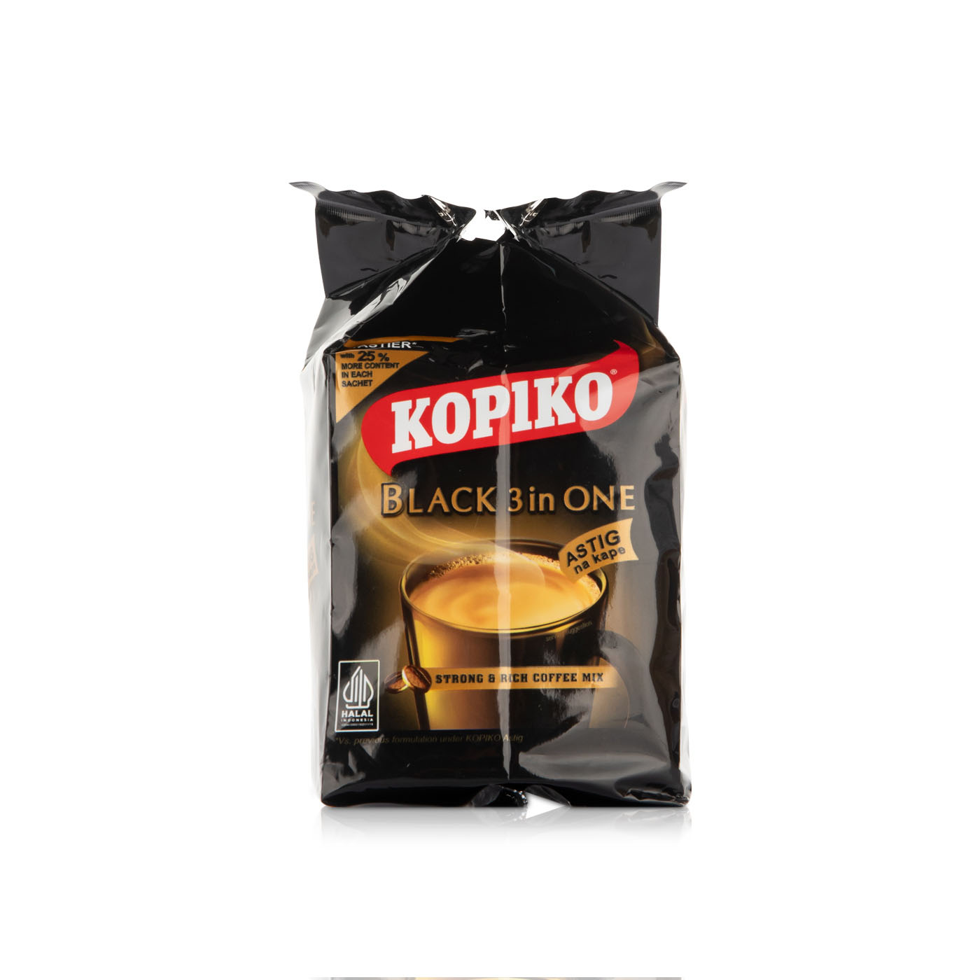 Kopiko 3in1 Strong and Rich Black Coffee Mix Bag 25g x 10 - Spinneys ...