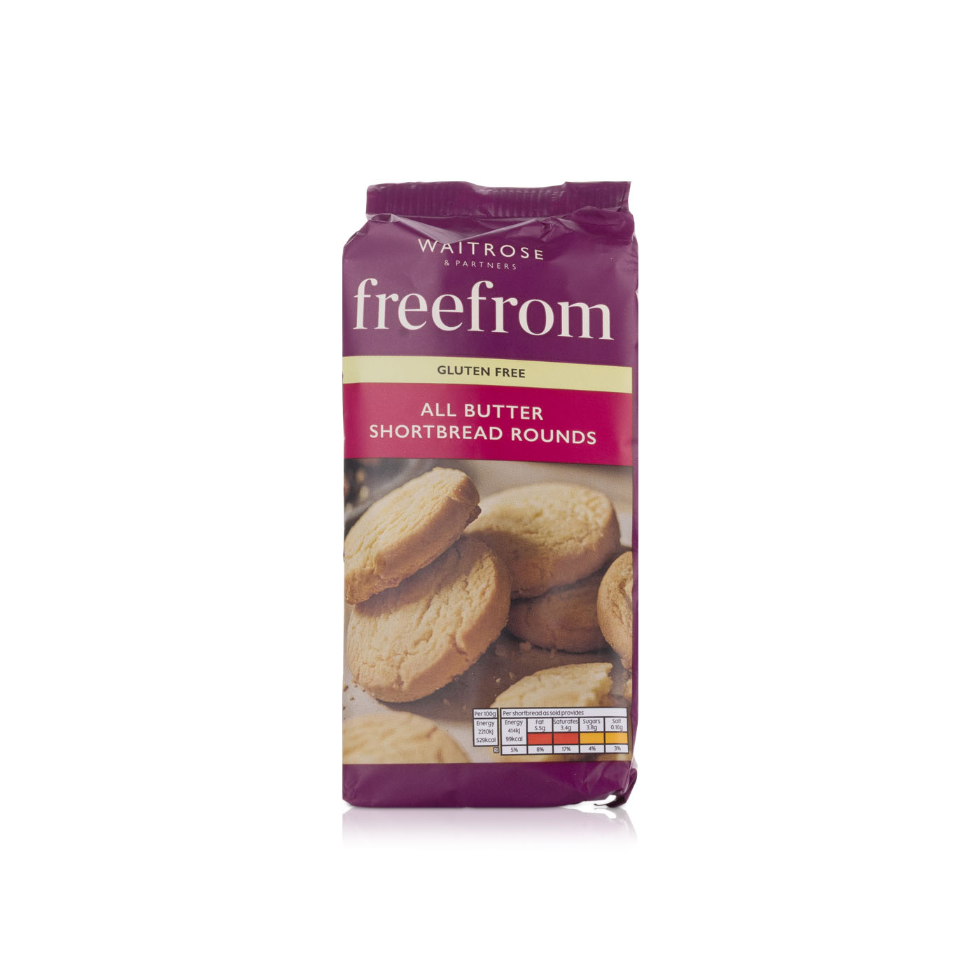 Waitrose Free From Gluten Free All Butter Shortbread Rounds 150g ...