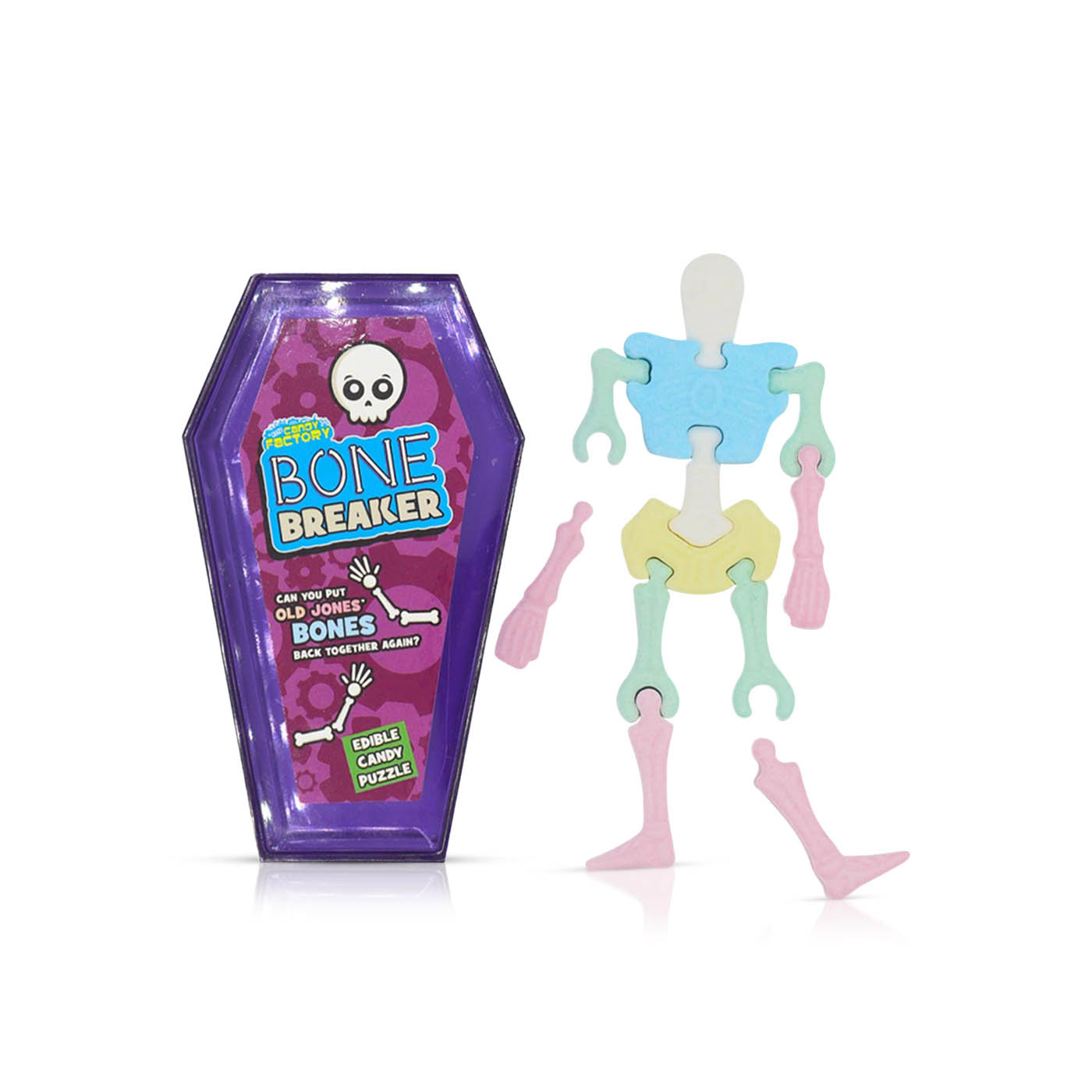 Crazy Candy Factory Bone Breaker Edible Candy Puzzle 25g - Spinneys UAE