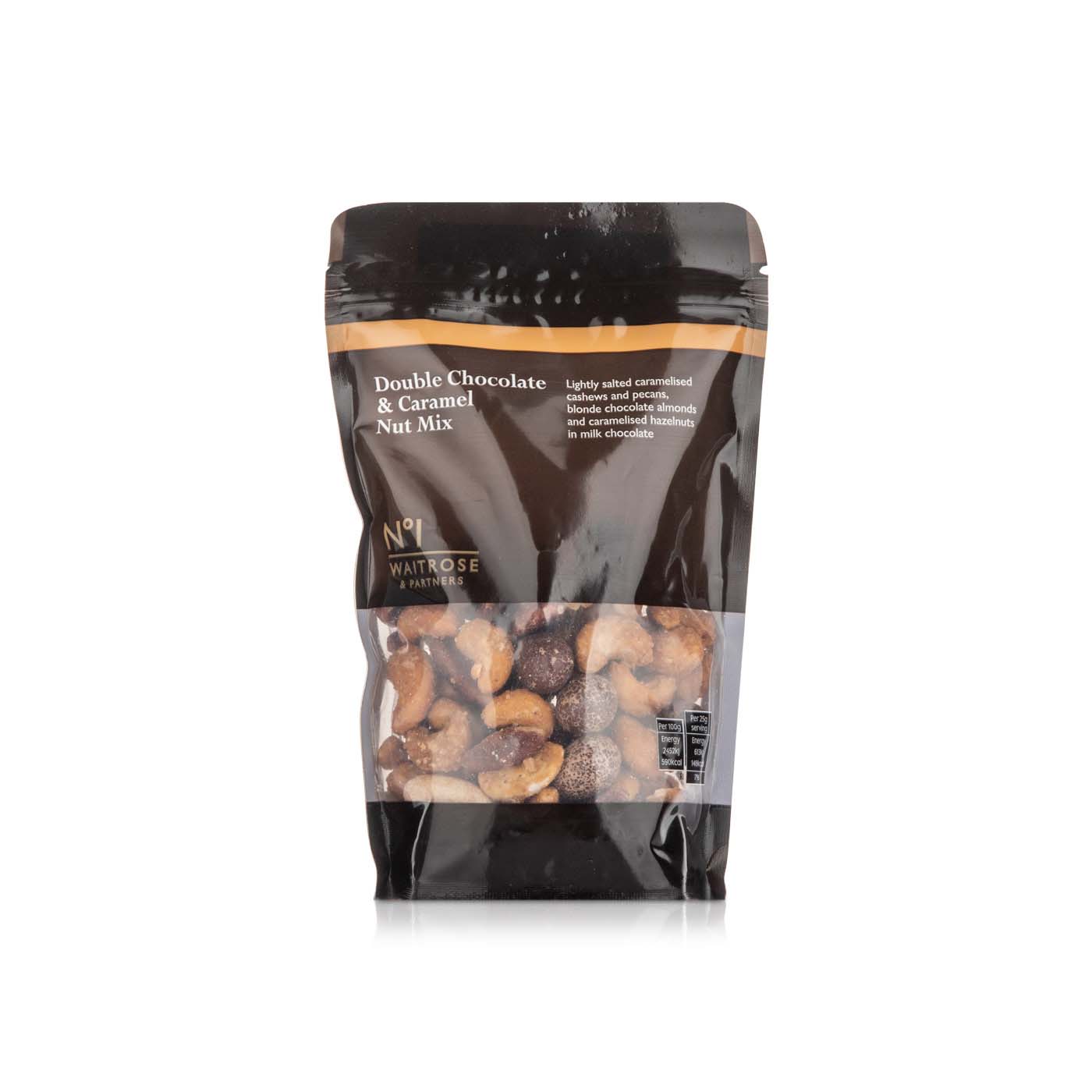 Waitrose No1 Double Chocolate & Caramel Nut Mix 150g - Spinneys UAE