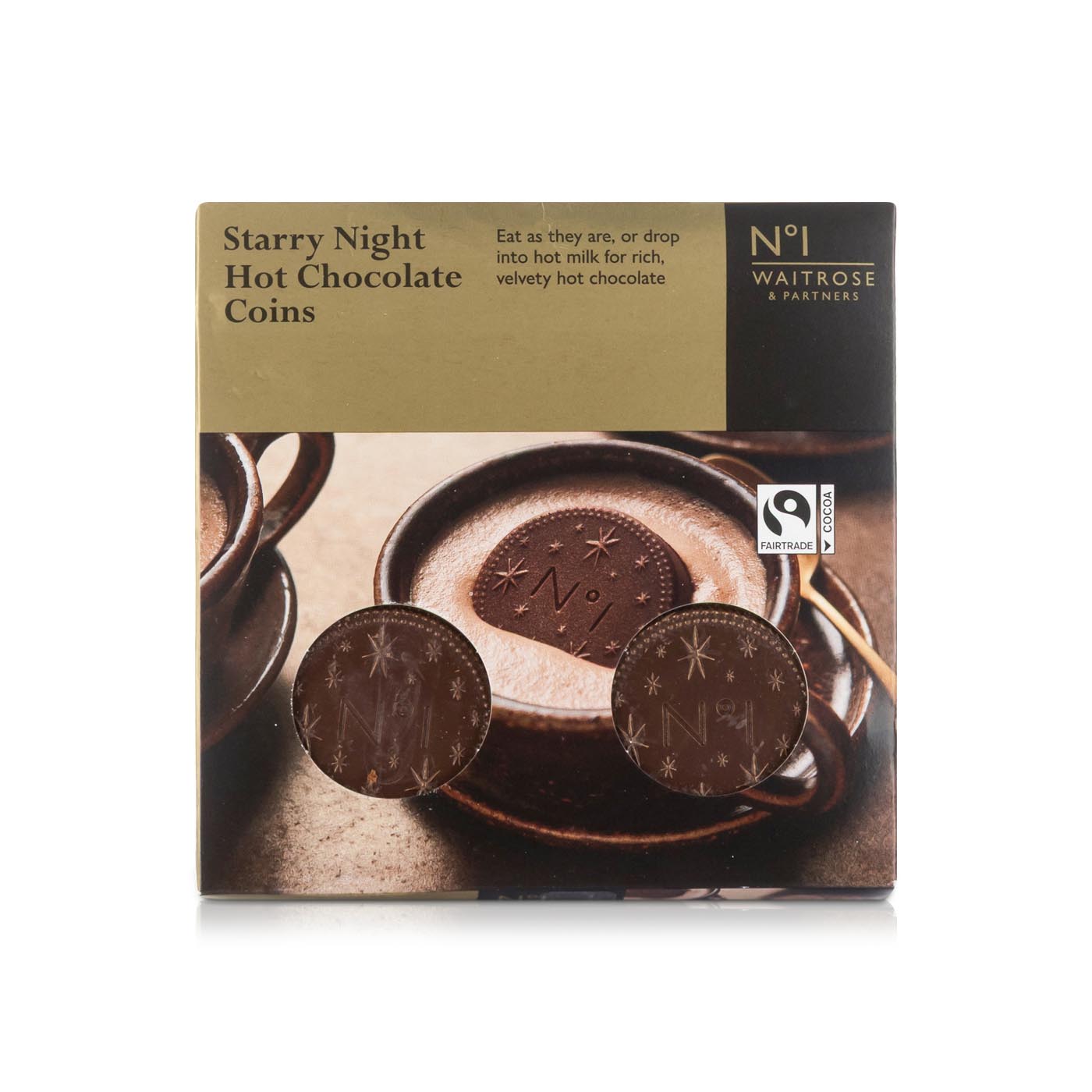 Waitrose Starry Nights Hot Chocolate Coins 98g