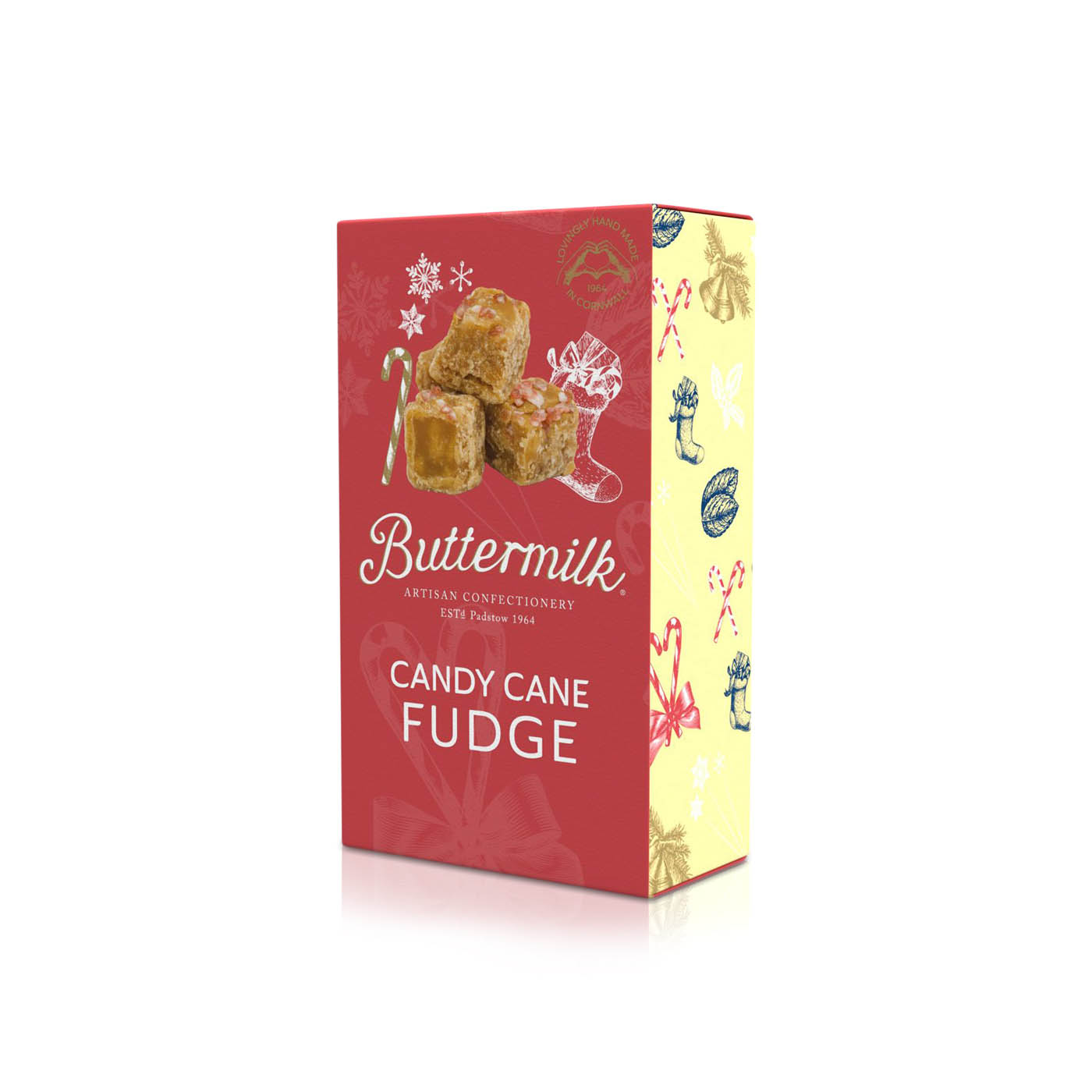 Buttermilk Candy Cane Fudge 100g