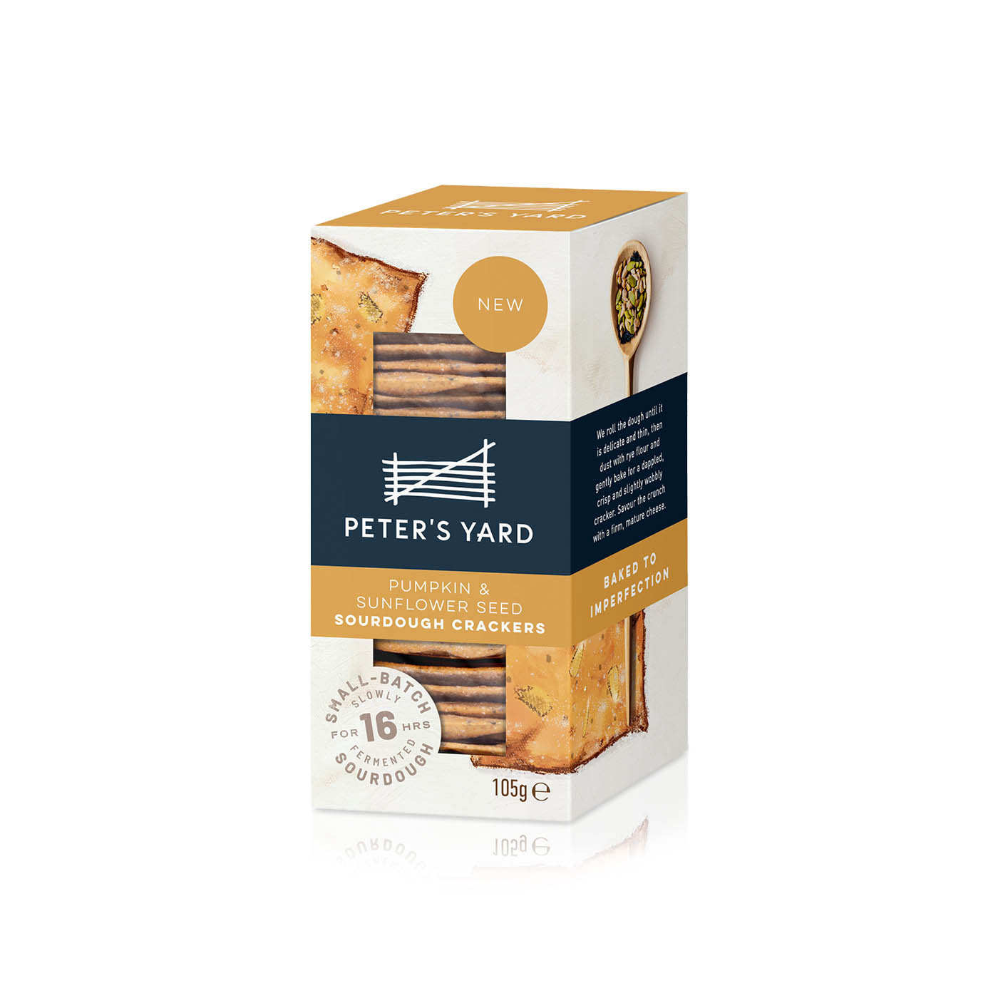 Peter's Yard Pumpkin & Sunflower Crackers 105g