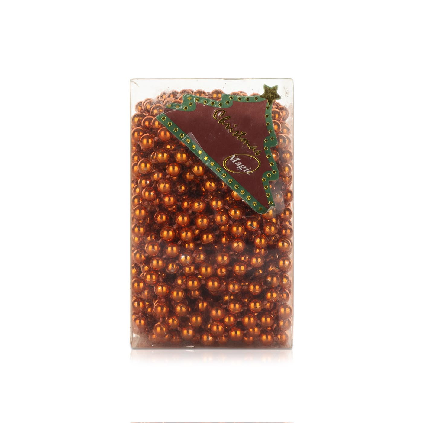 Christmas Magic Beads Garland Red 6mmx10m