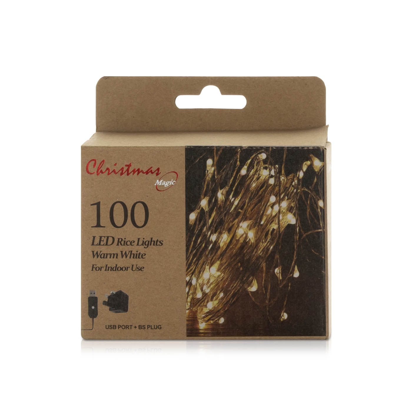 Christmas Magic LED Rice Lights Warm White 100