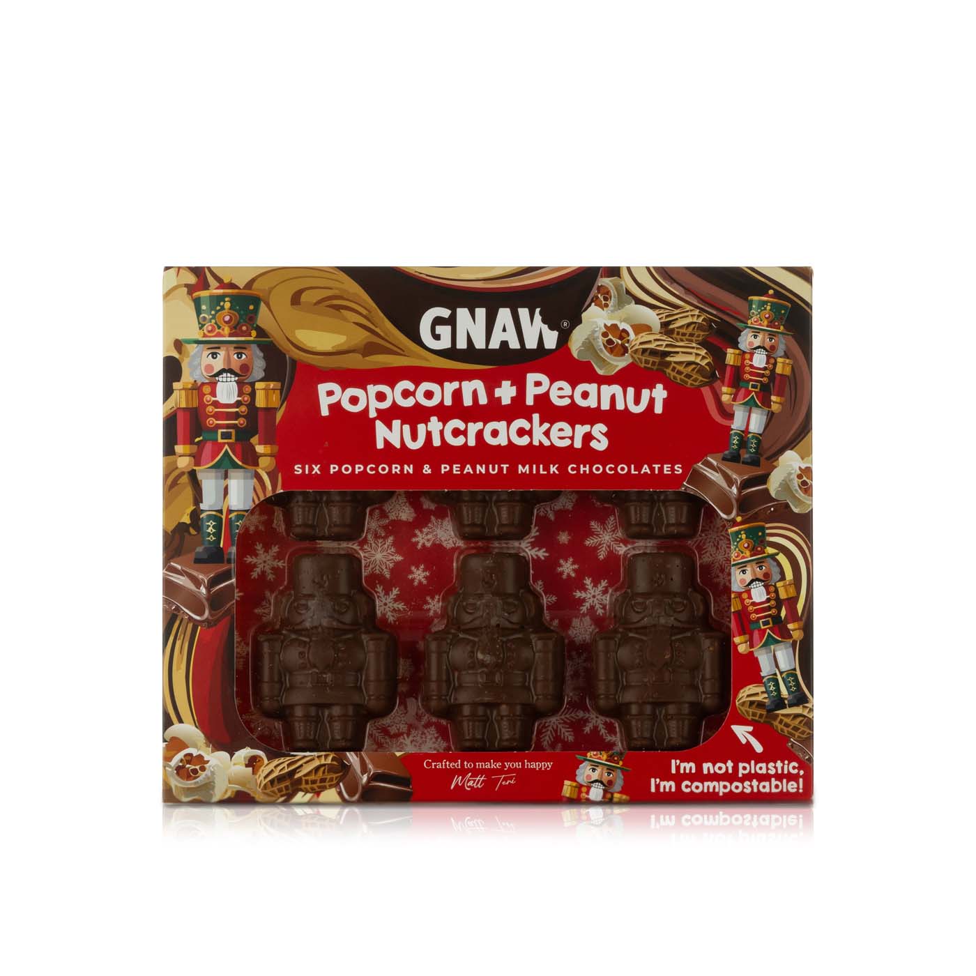 Gnaw Popcorn Peanut Nutcracker 180g