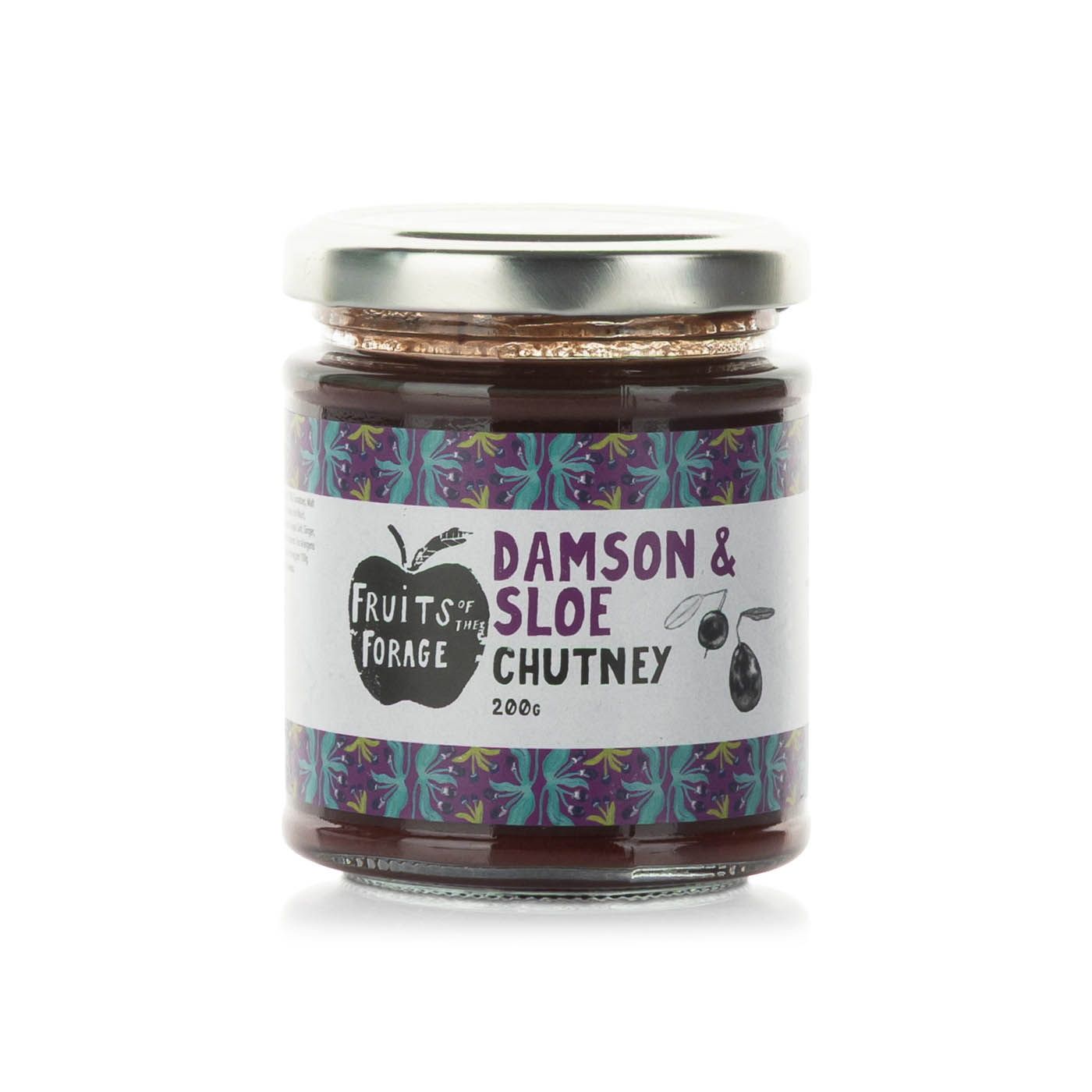 Fruits Forage Damson & Sloe Chutney 200g