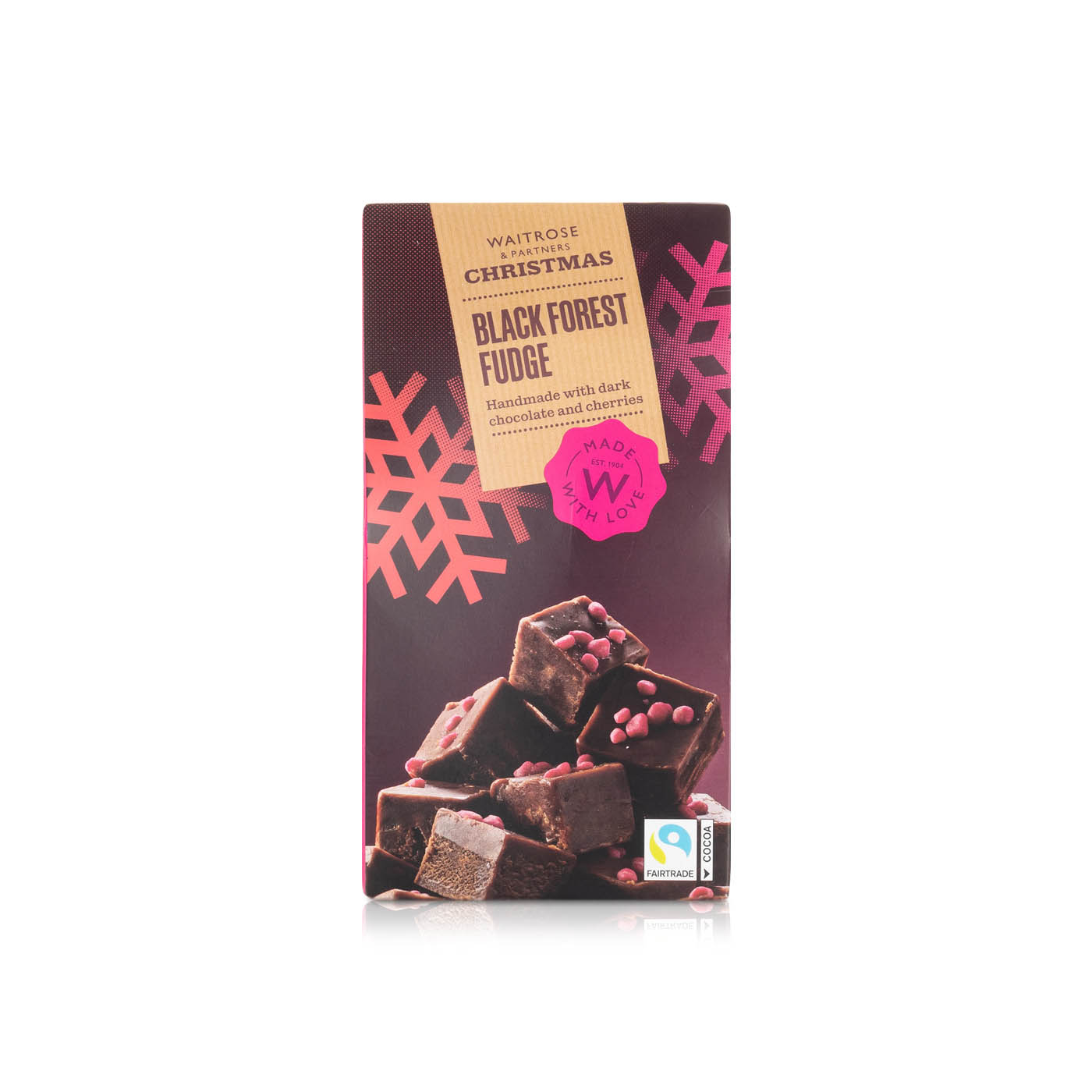 Waitrose Black Forest Fudge 130g
