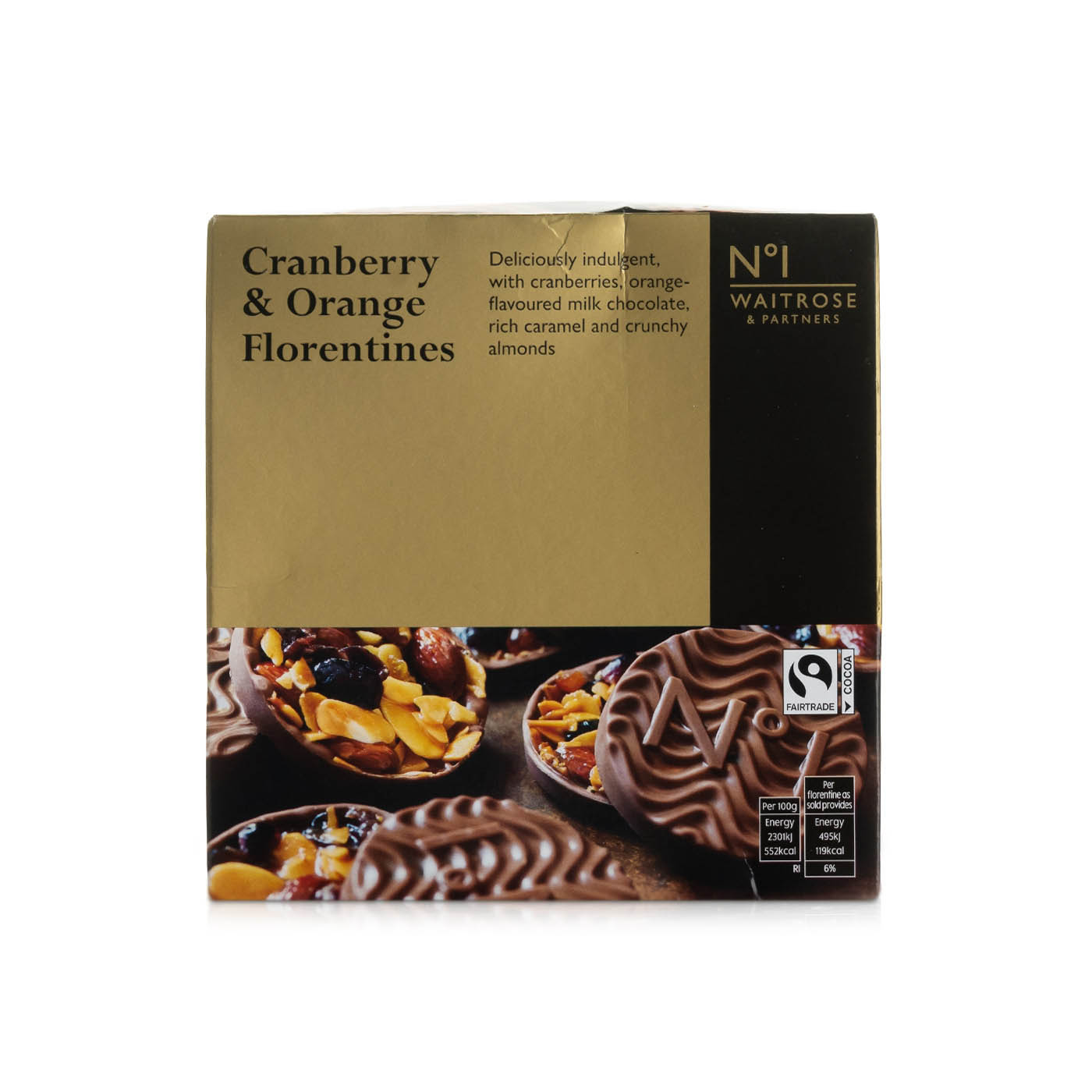 Waitrose Cranberry Orange Florentines 172g