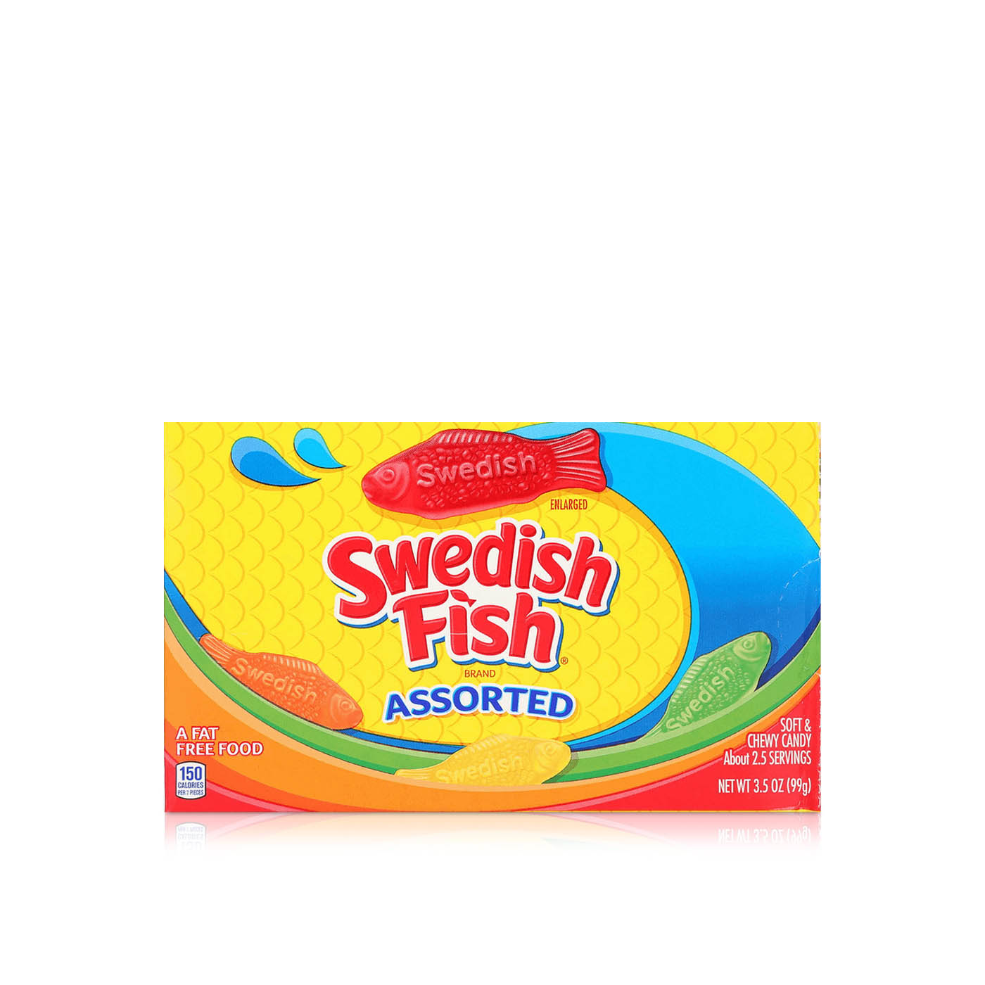 Swedish Fish Assorted Candy 99g Box