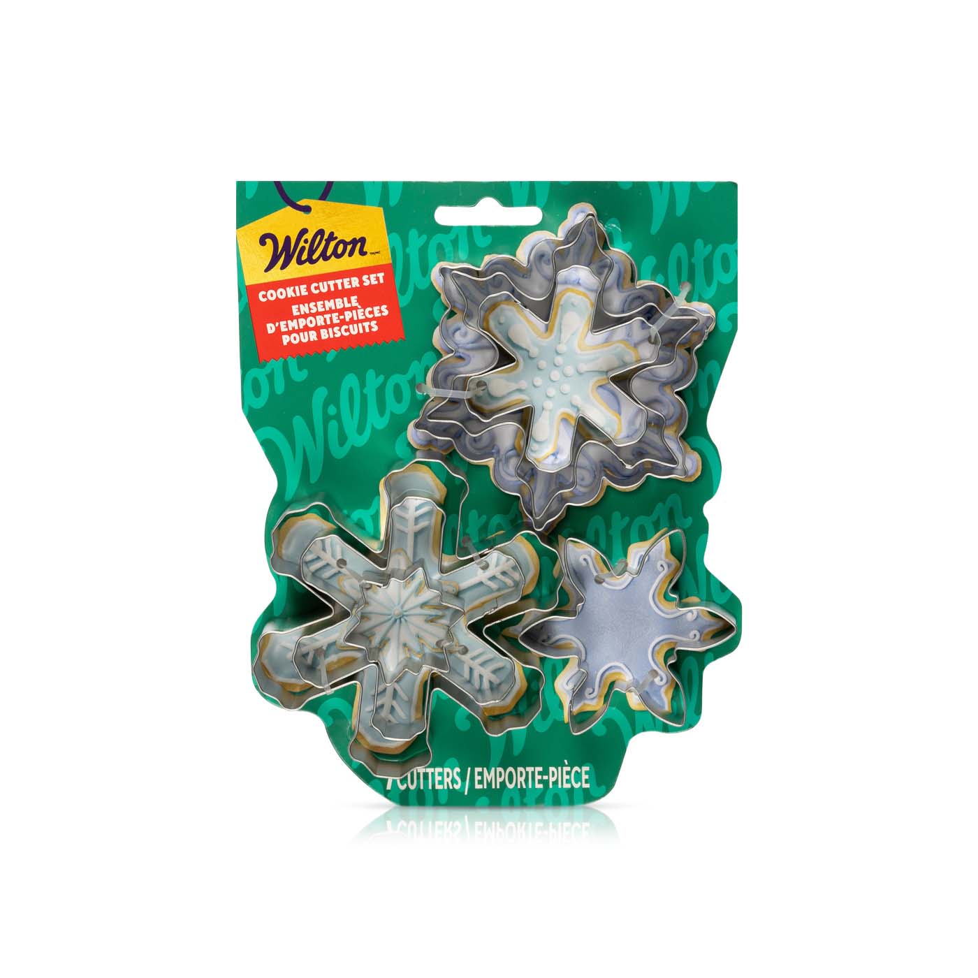 Wilton Christmas Snowflake Cookie Cutters 7 pc