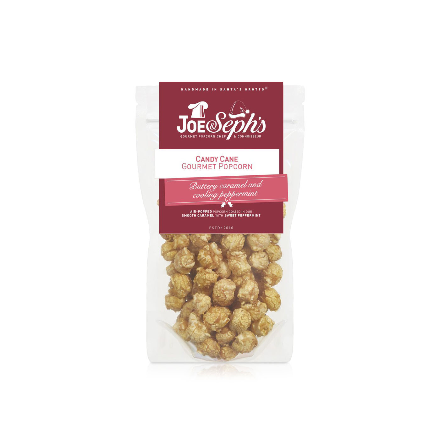 Joe & Seph's Candy Cane Popcorn 70g