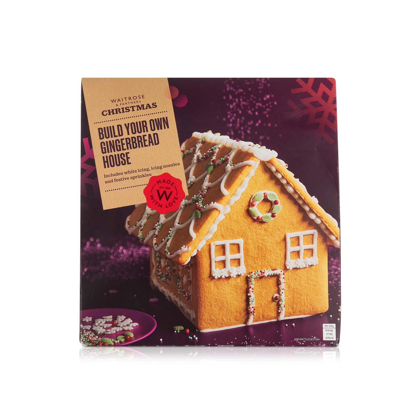 Waitrose Gingerbread House Kit 618g