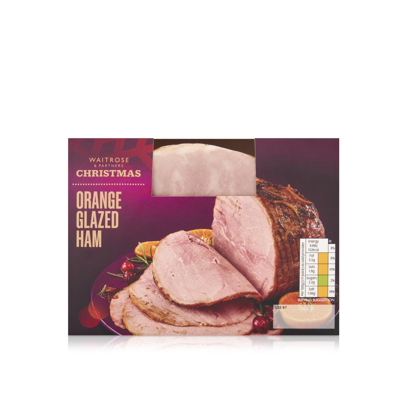 Waitrose Orange Glazed Ham 1.1kg