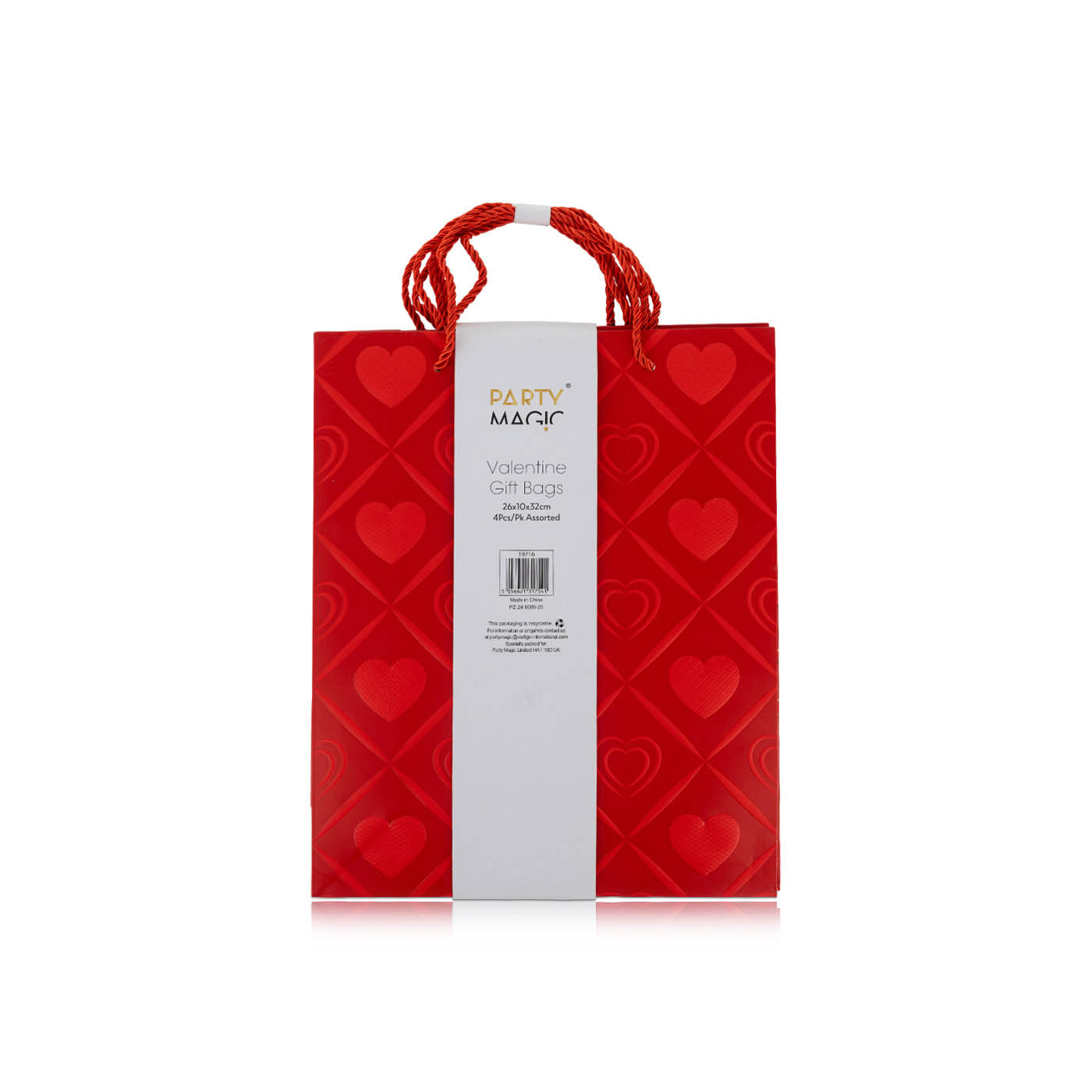 Party Magic Valentine Gift Bags Assorted x 4 - Spinneys United Arab ...