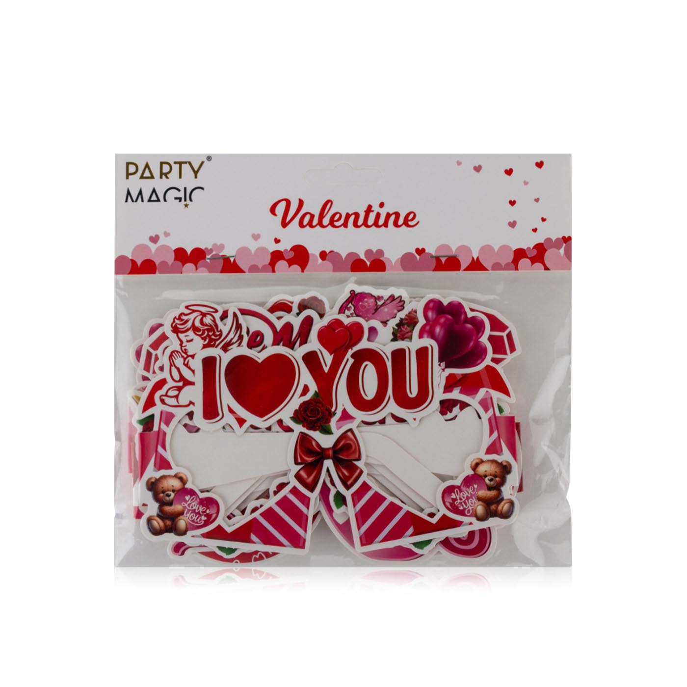 Party Magic Valentine Paper Glasses Assorted x 8 - Spinneys United Arab ...