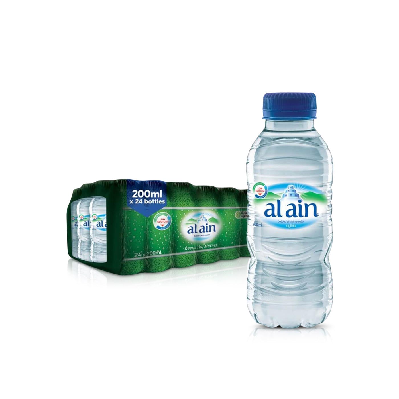 Al Ain Water Bottled Drinking Water 200ml x 24 - Spinneys United Arab ...