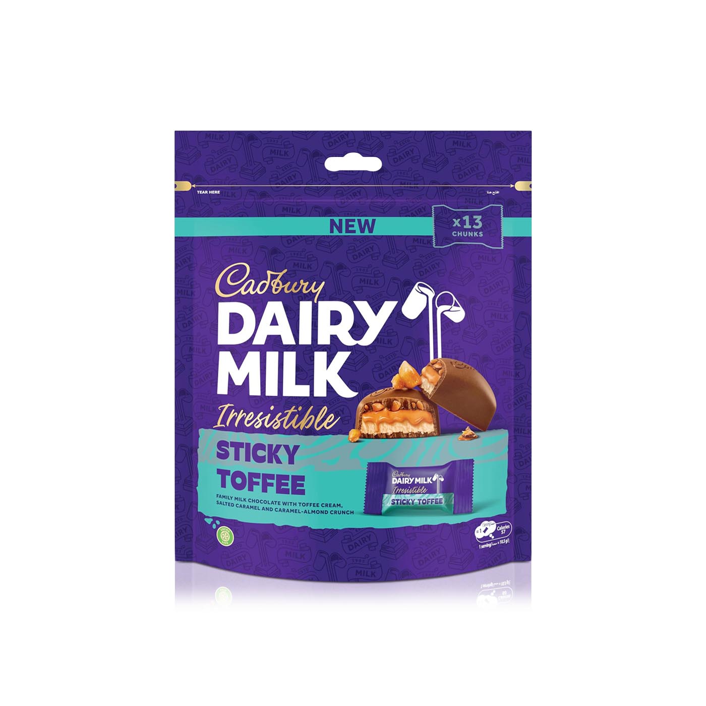 Cadbury Dairy Milk Sticky Toffee Chocolate 136.5g - Spinneys United ...